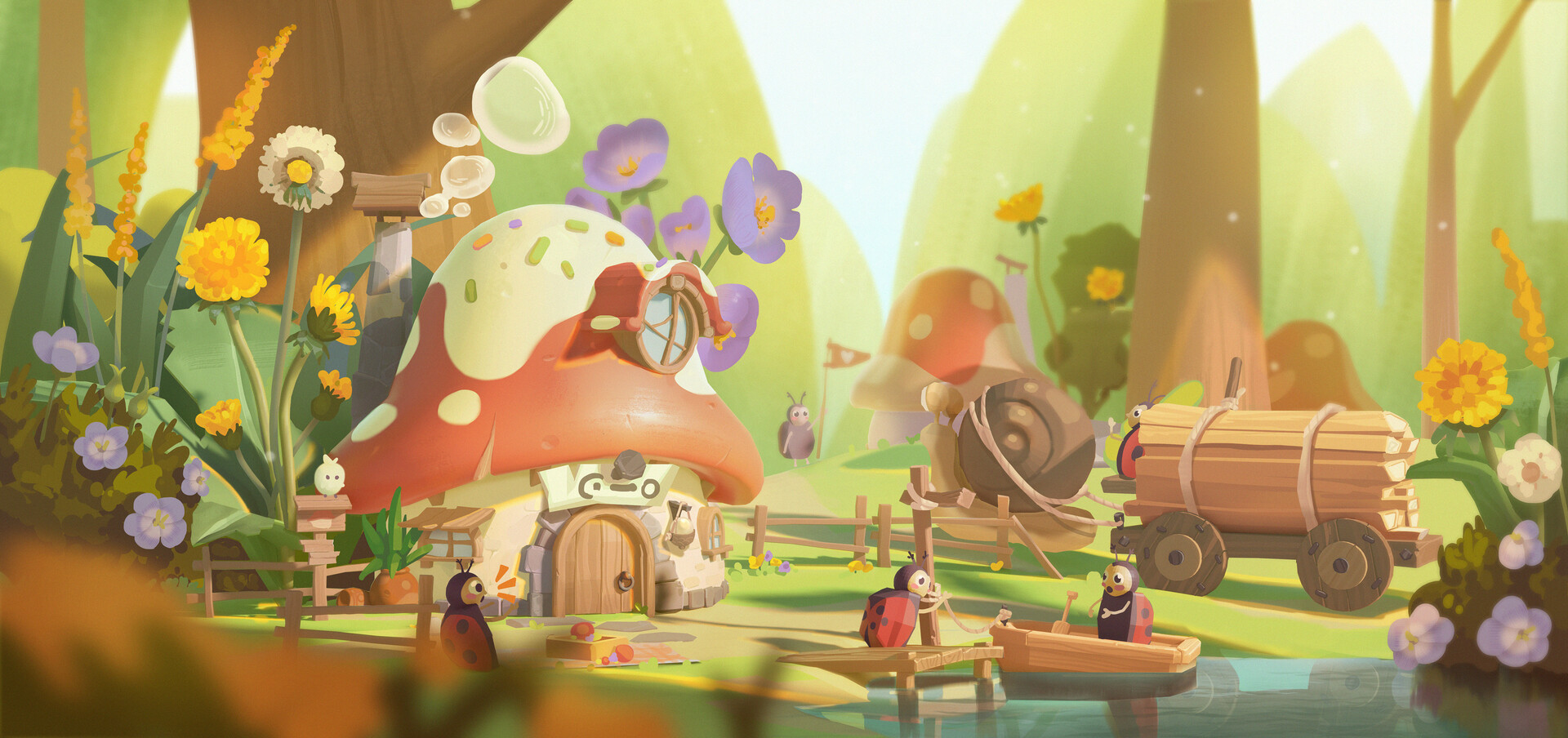 ArtStation - Mushroom house