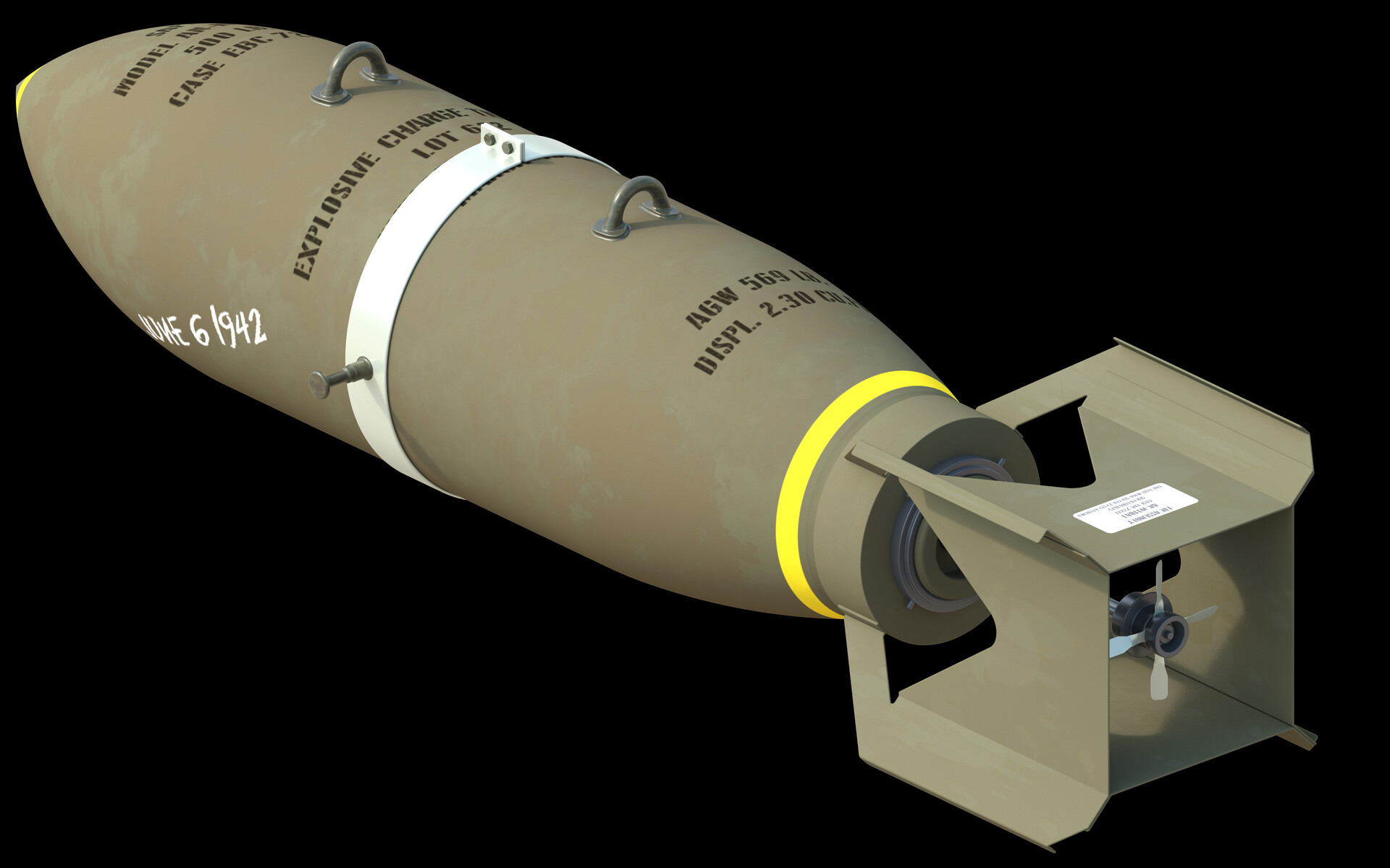 Edgar B - AM-M58 500 Lb. SAP (Semi Armor Piercing) Bomb