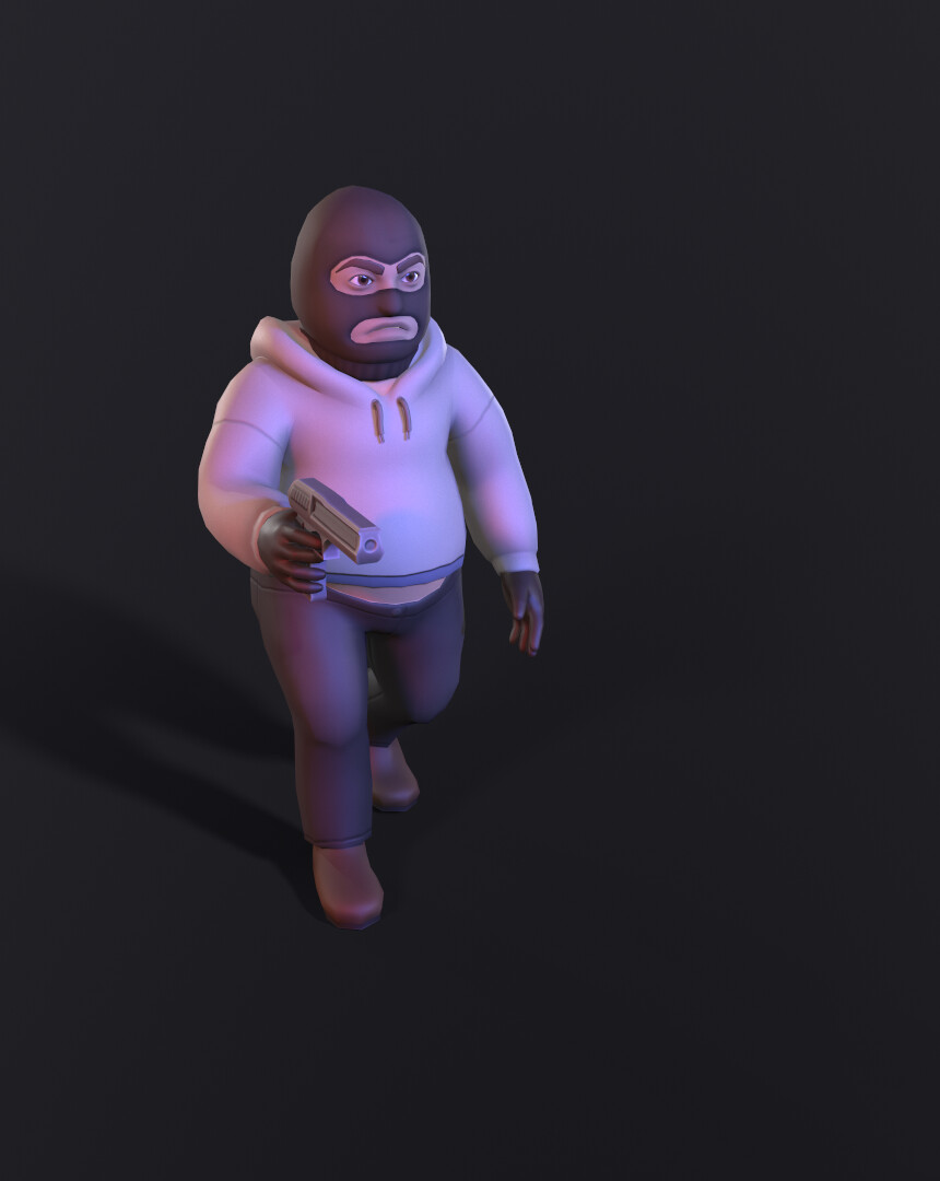 ArtStation - Low poly Robber