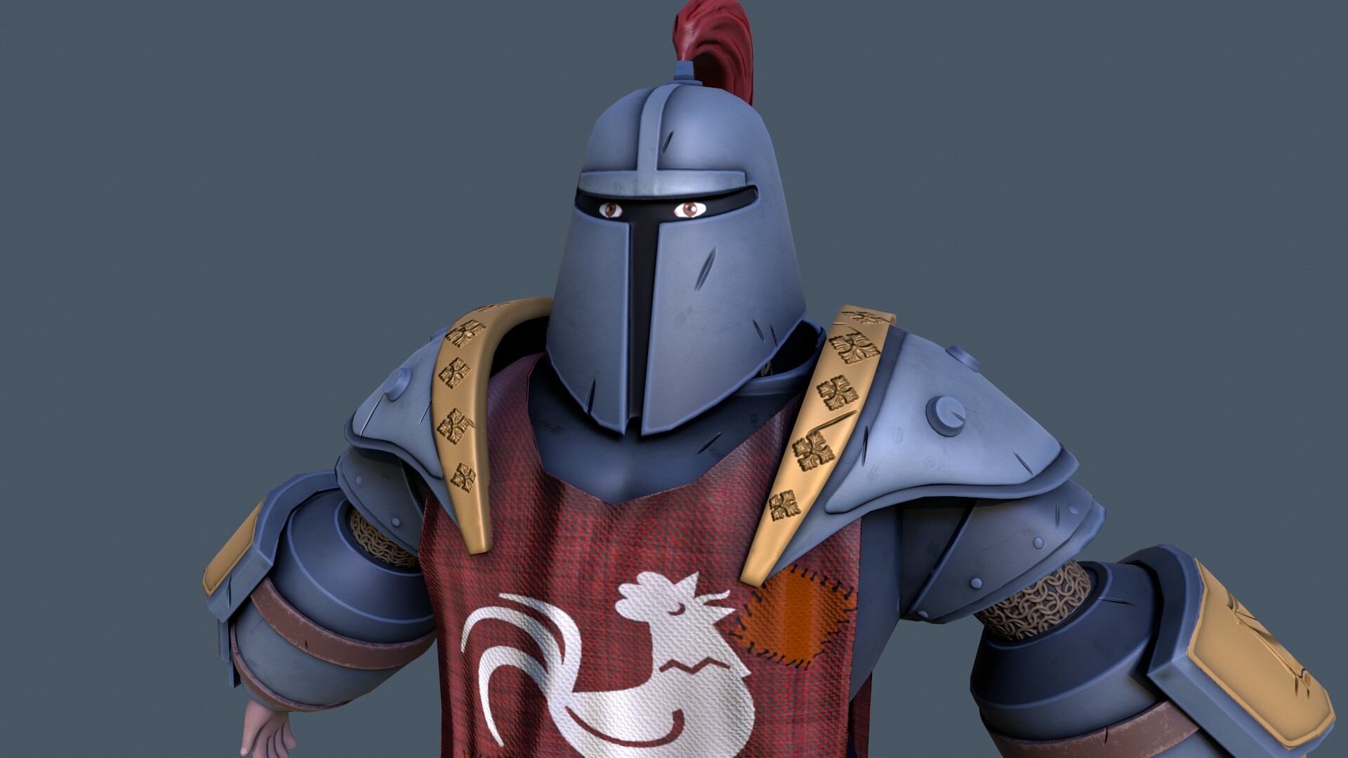 ArtStation - knight low poly