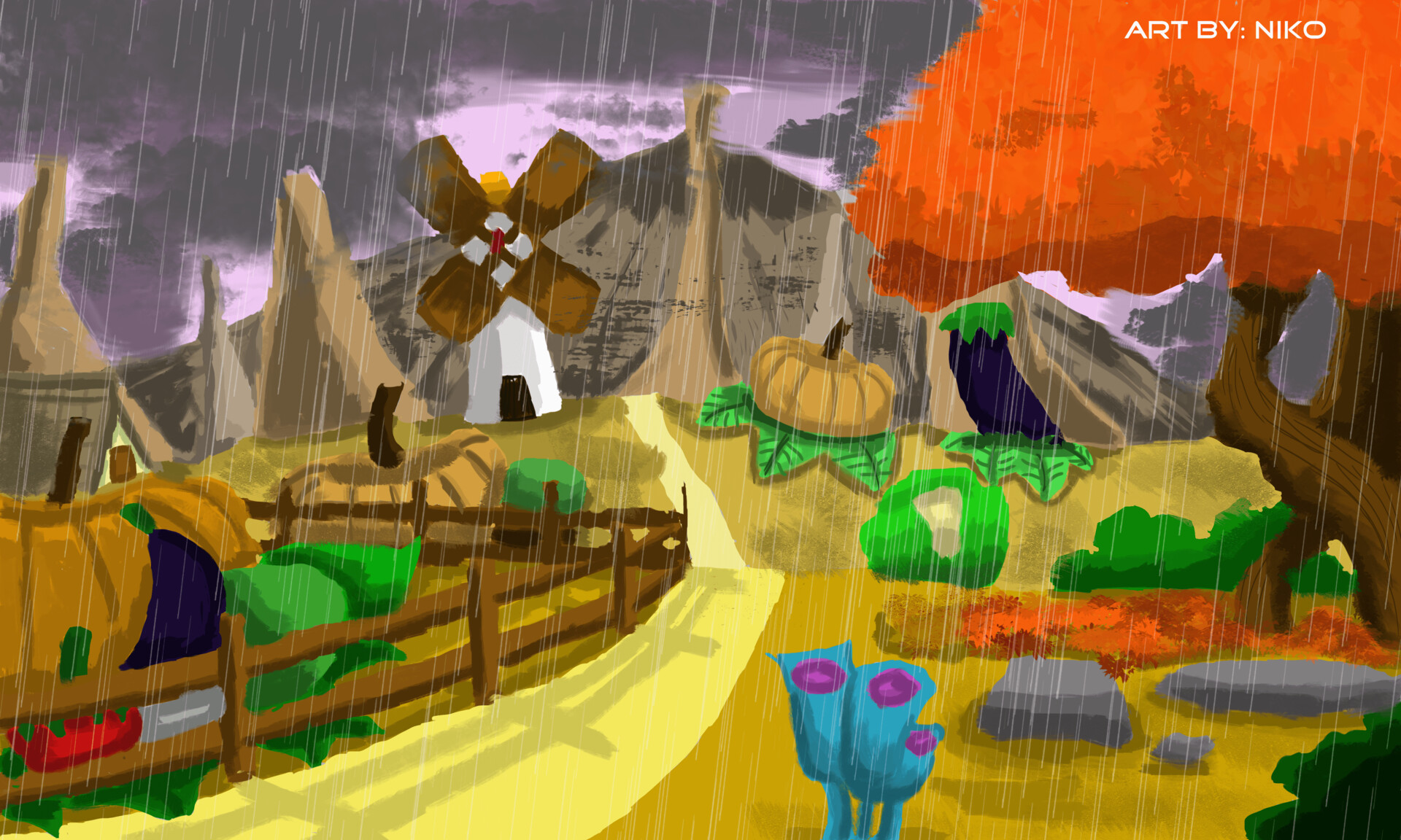 ArtStation - "Rain Valley"