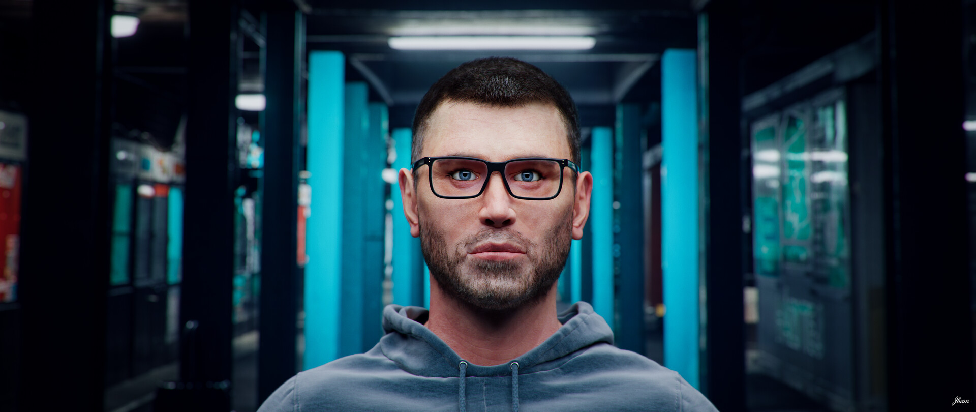 Jham3D - Calvin - My First Realistic Human Sculpture