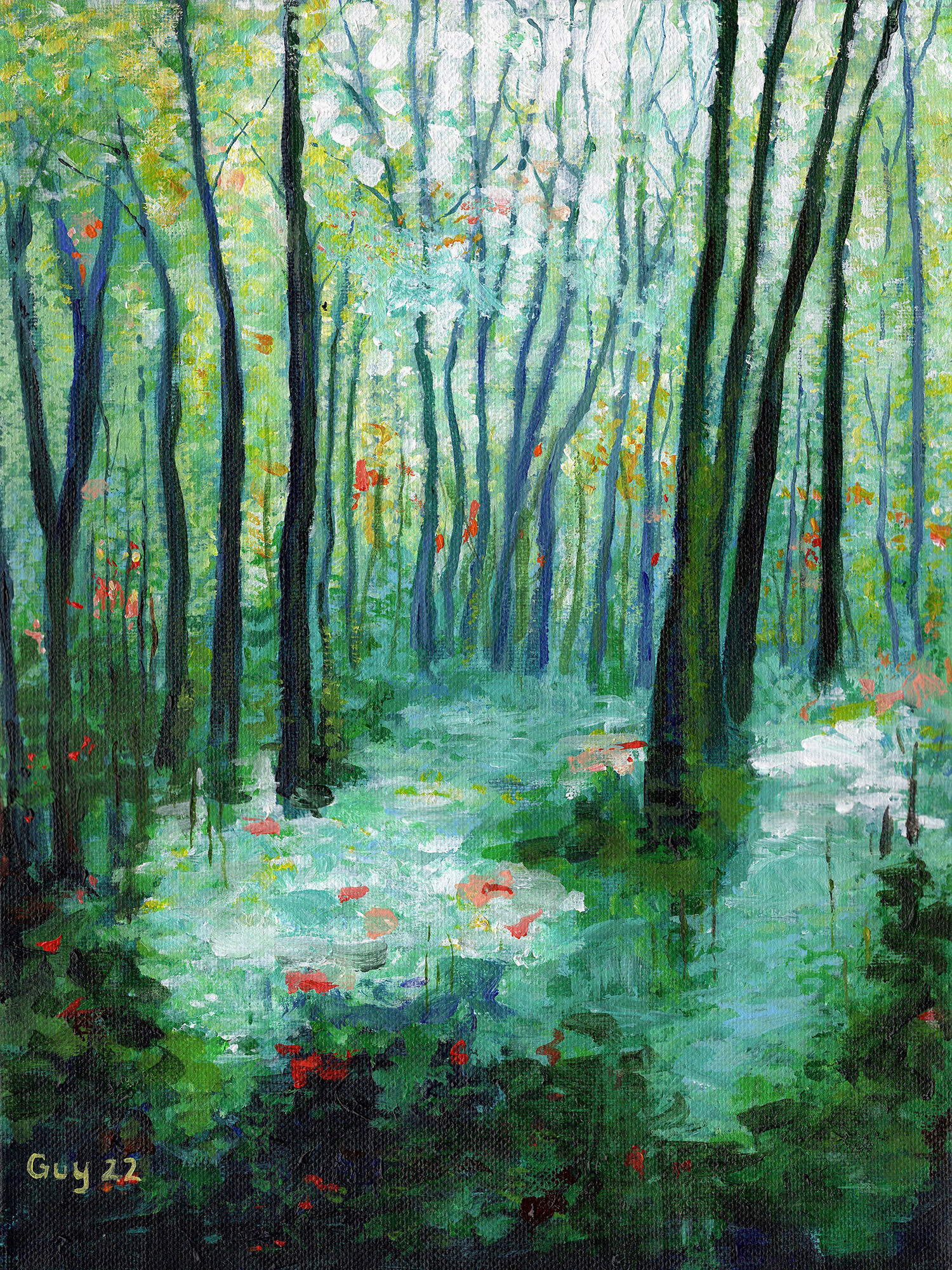 Guy Gondron - Paintings Using AI For Reference