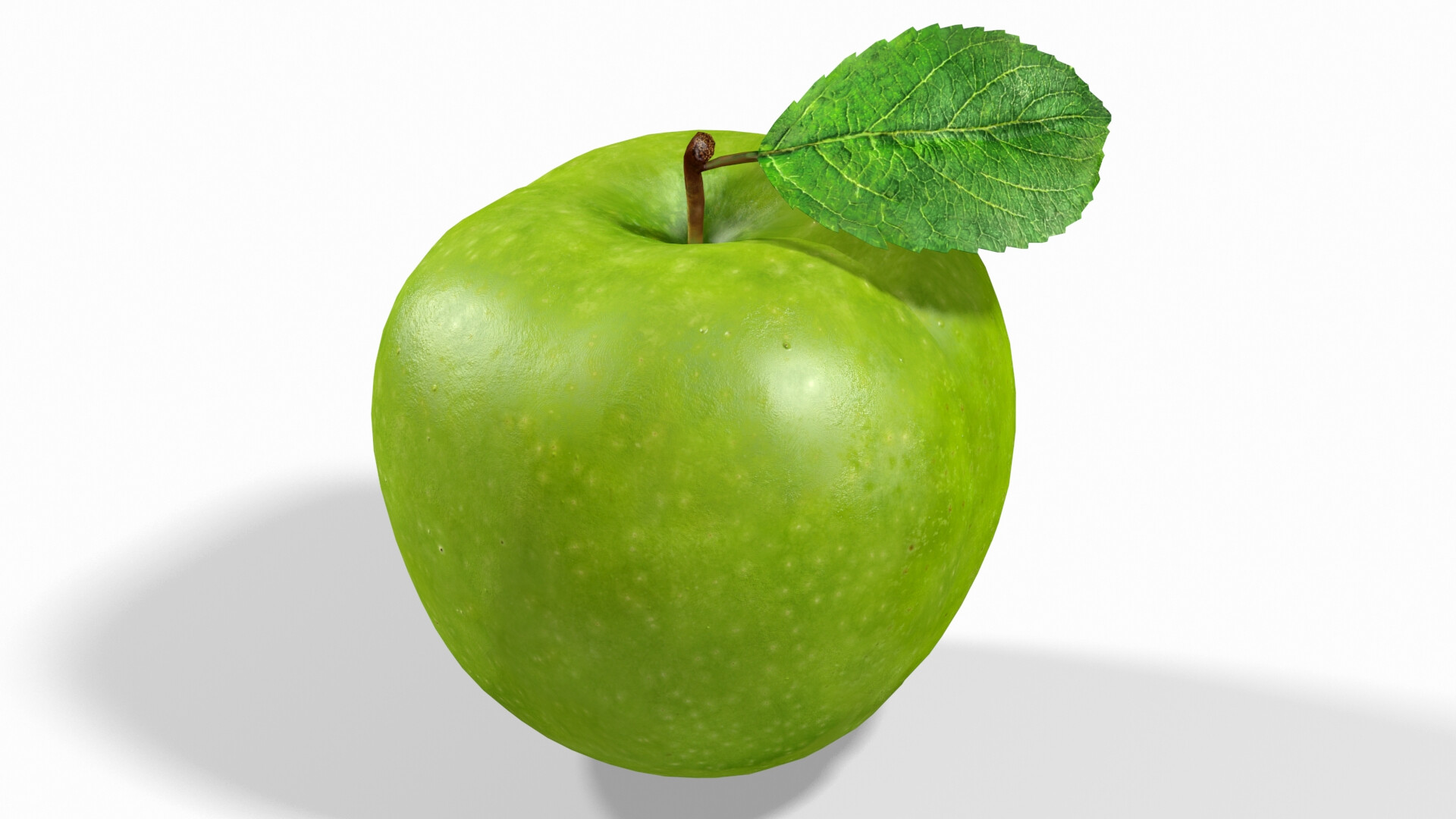 Andranik Tigranyan - Green Apple 3d Model