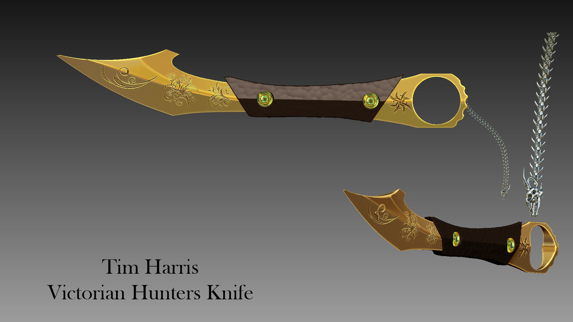 ArtStation - Victorian Combat Knife