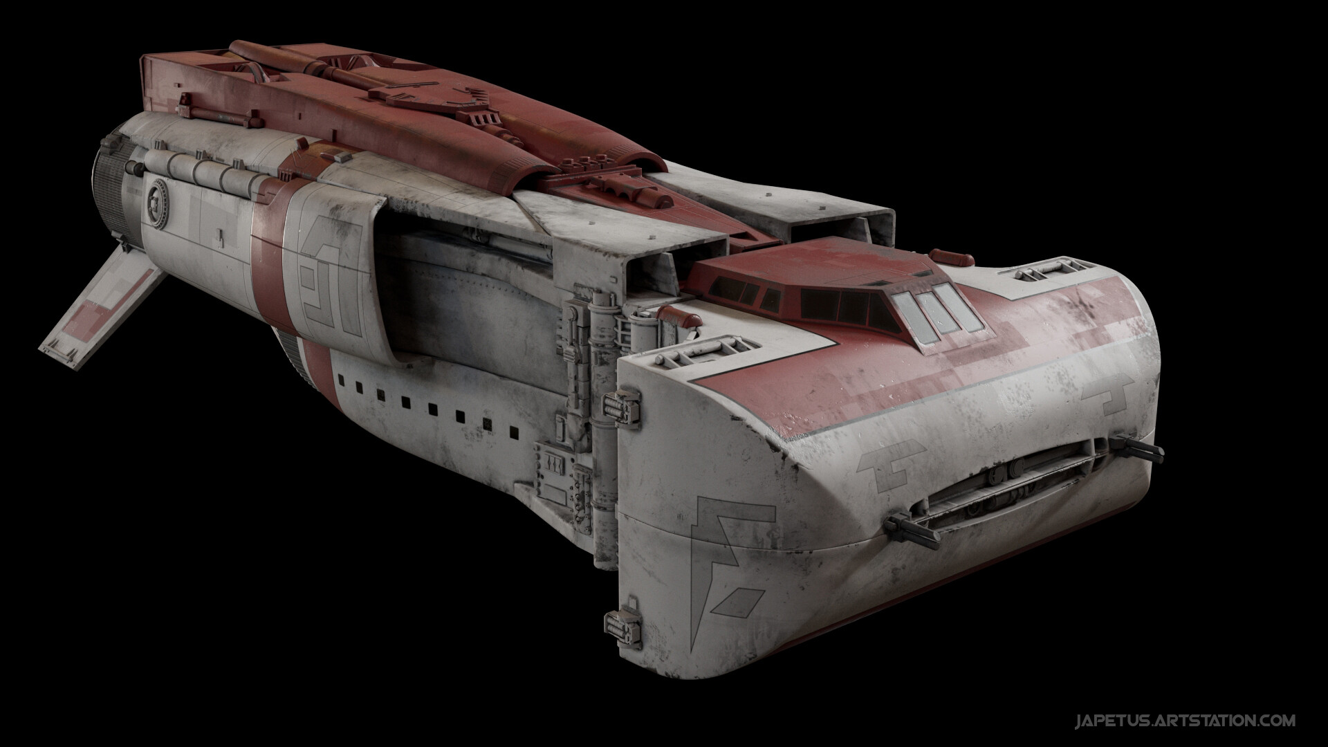 ArtStation - BSG Colonial Fleet - Canaris Shuttle