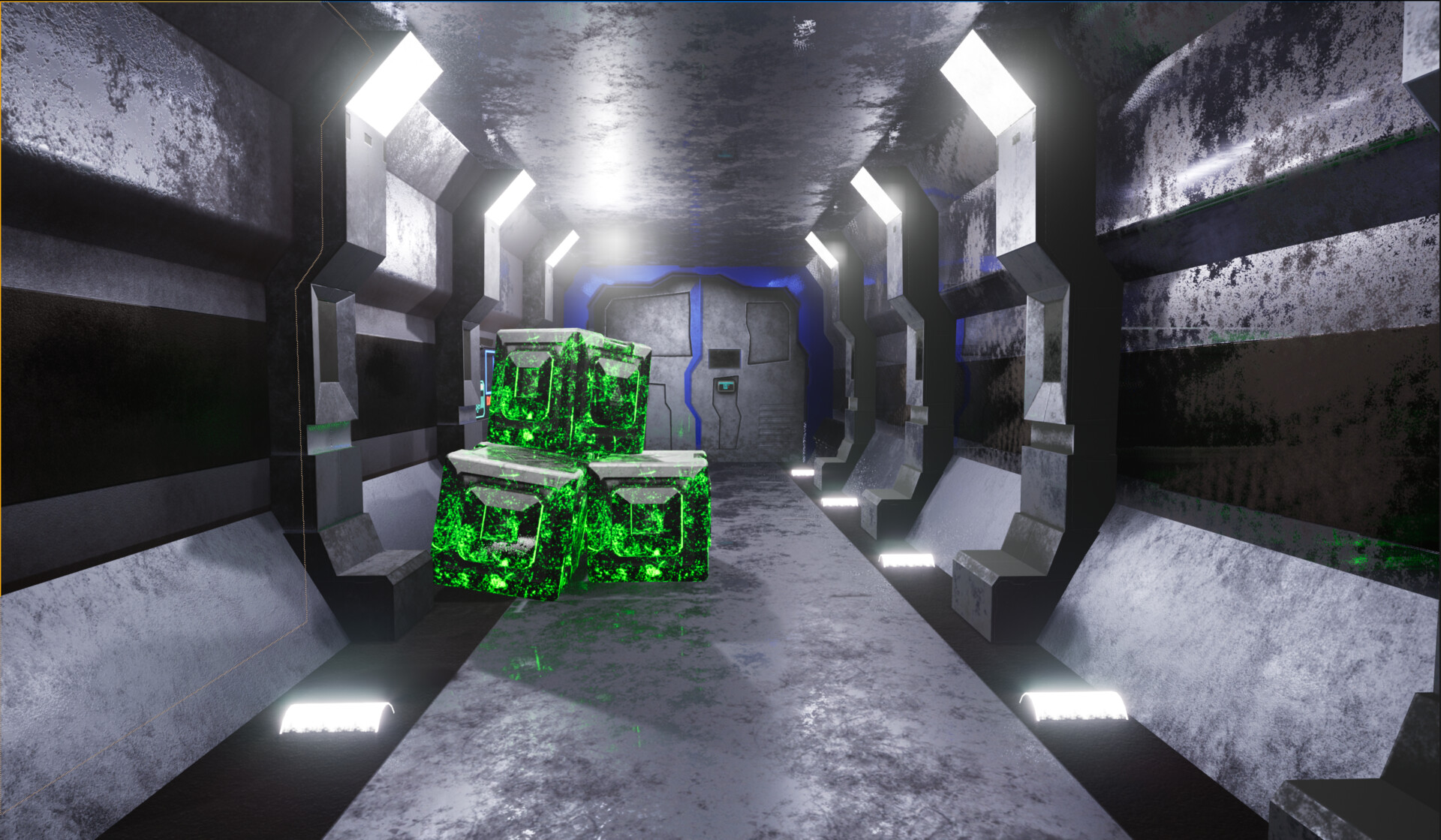 ArtStation - Unreal Hallway Sci-Fi