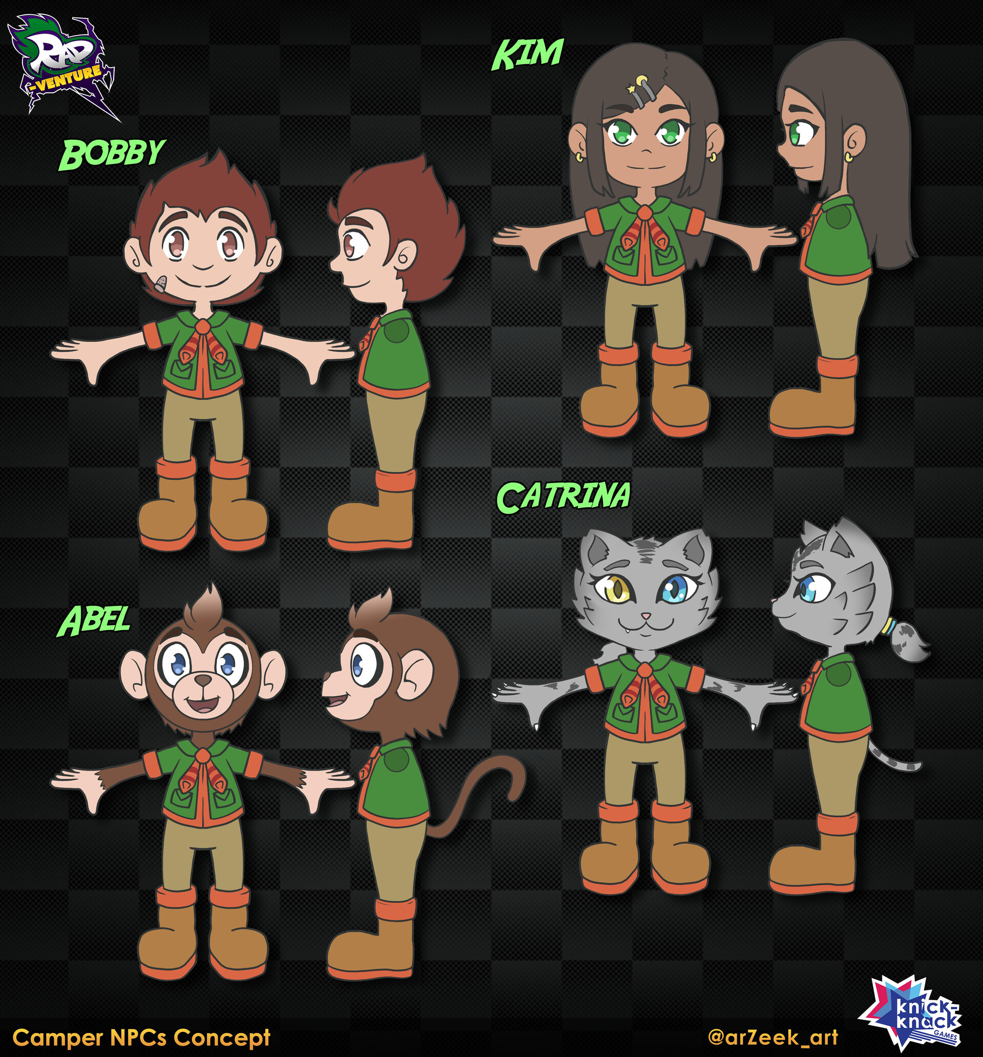 ArtStation - Rad Venture Camper NPCs