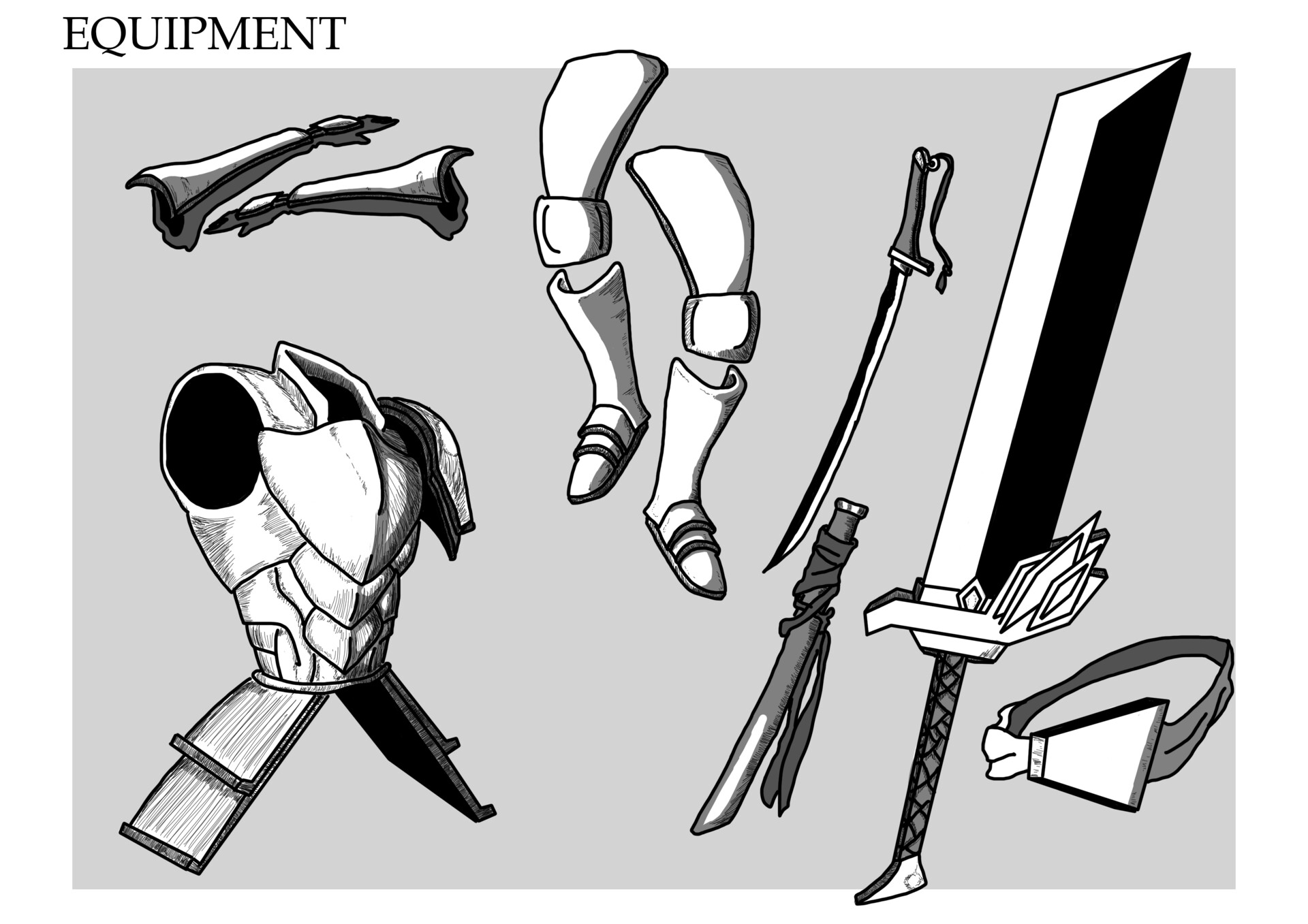 ArtStation - The Warrior’s Equipment