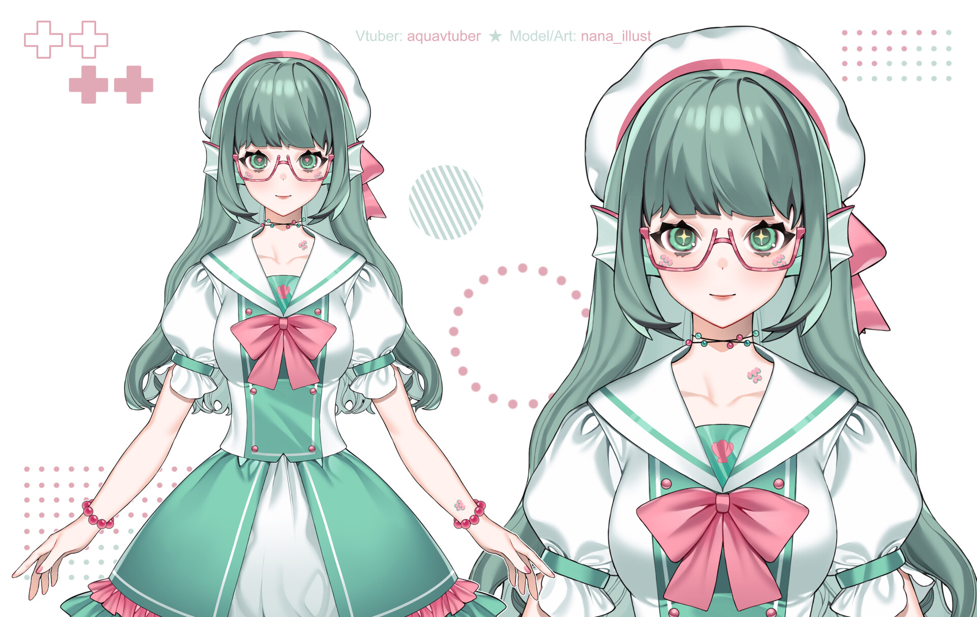 ArtStation - Aqua Syreni Vtuber Model