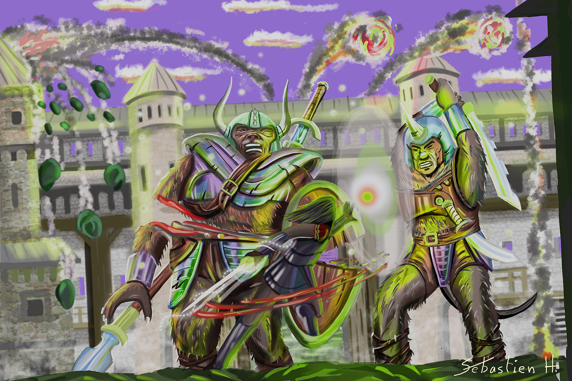 ArtStation - Castle fight