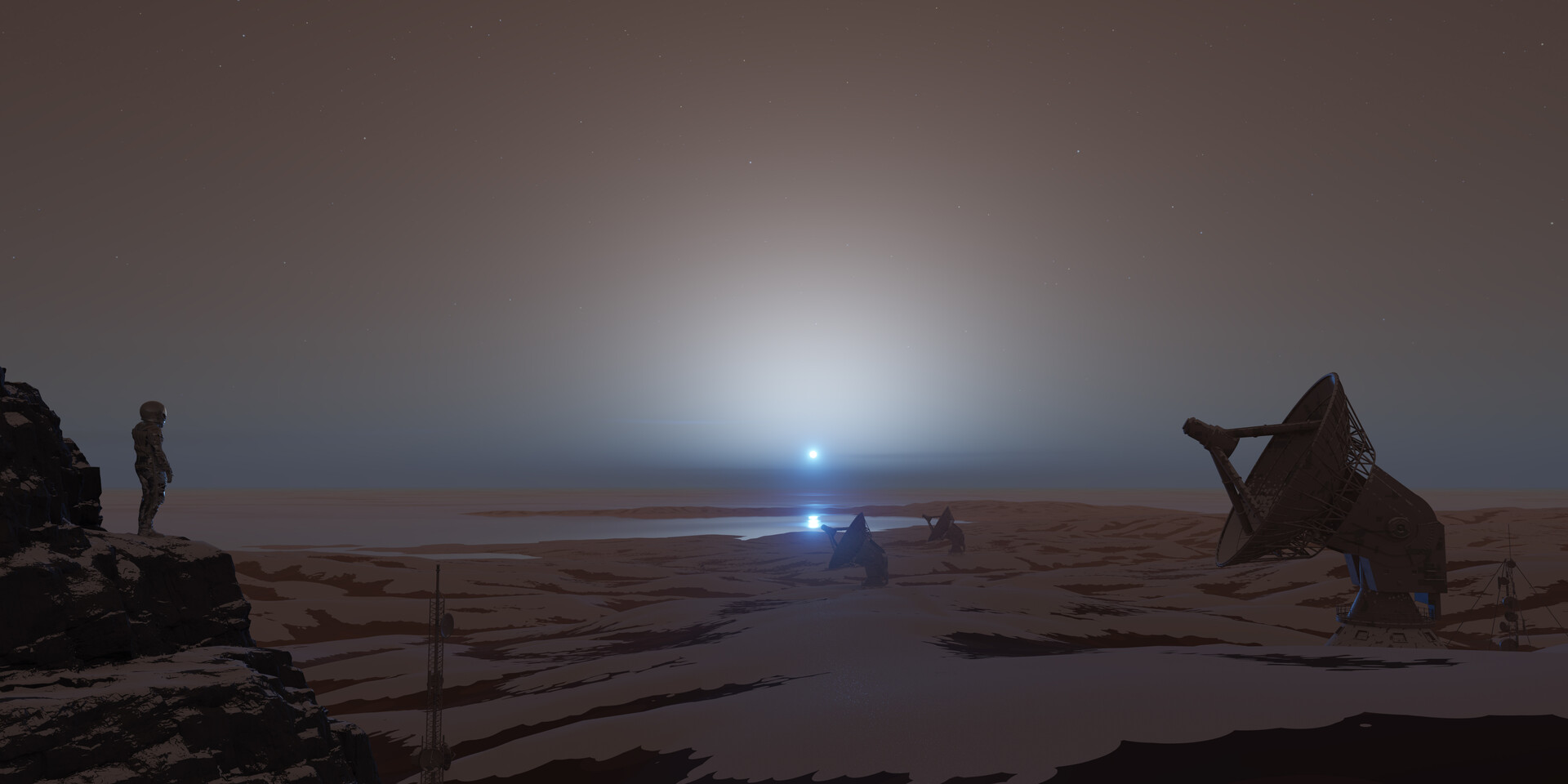 ArtStation - Physically accurate Mars atmosphere made in Blender