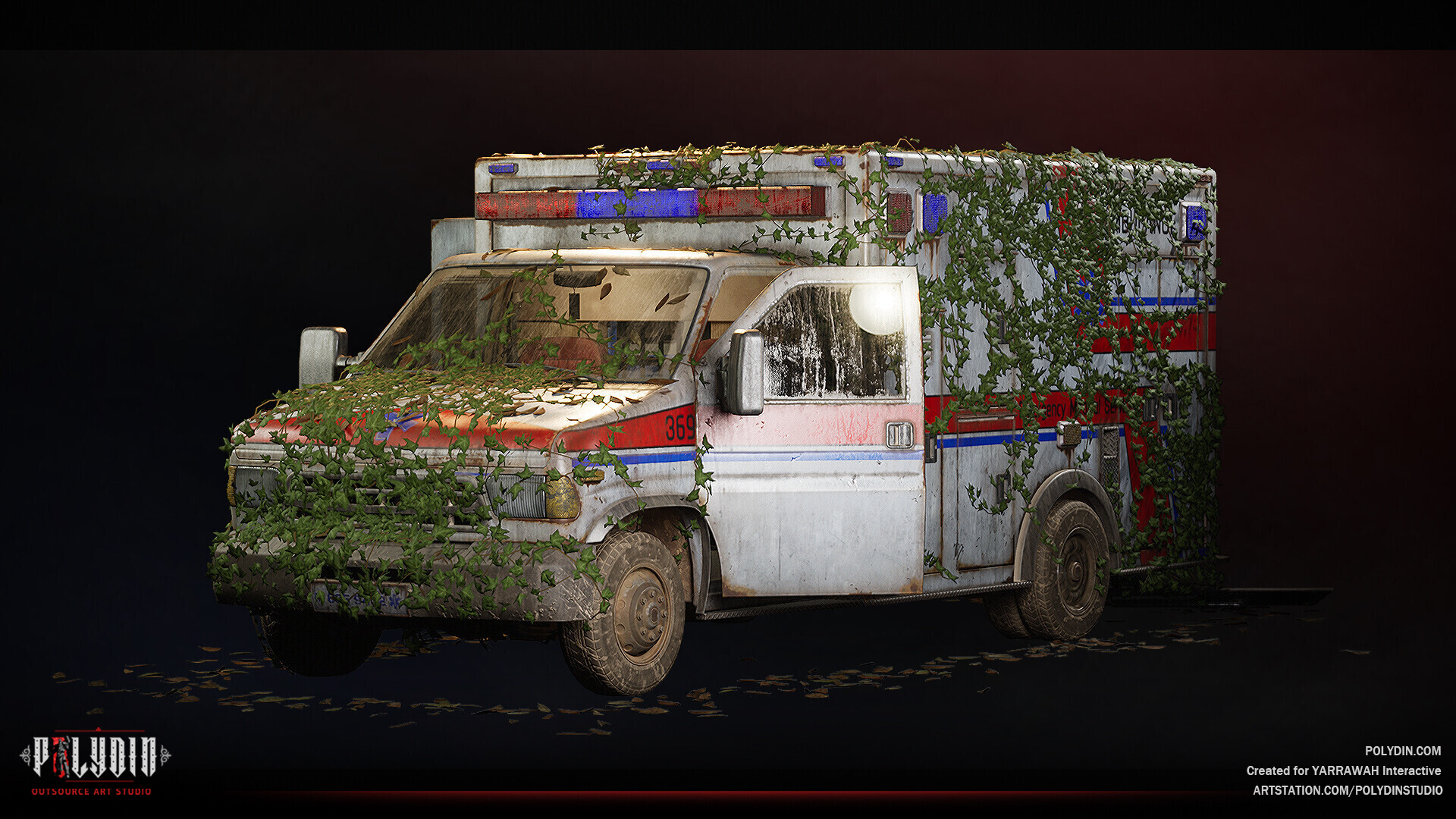 ArtStation - Post apocalyptic Ambulance