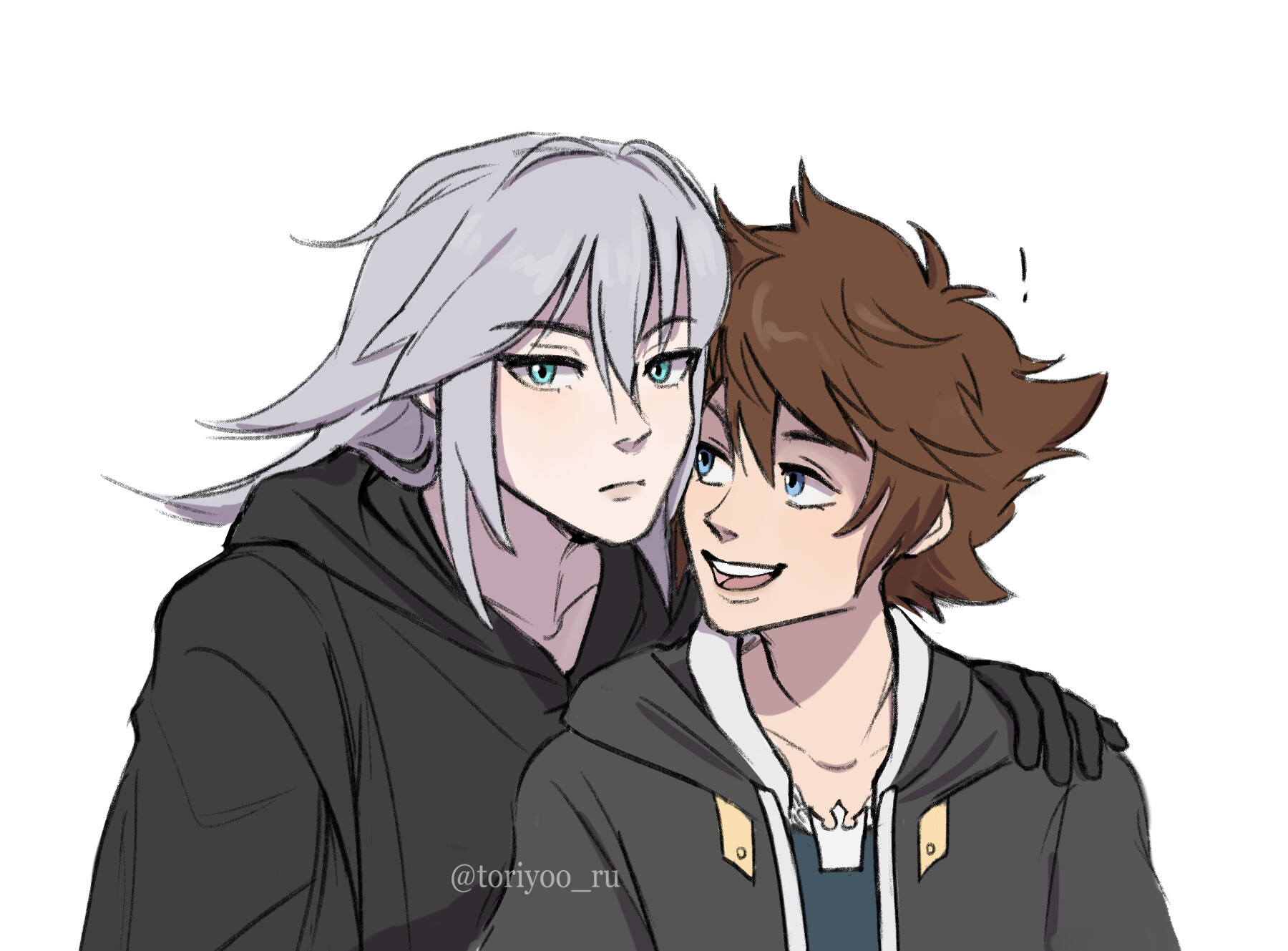 ArtStation - RIKU x SORA KINGDOM HEARTS: DDD