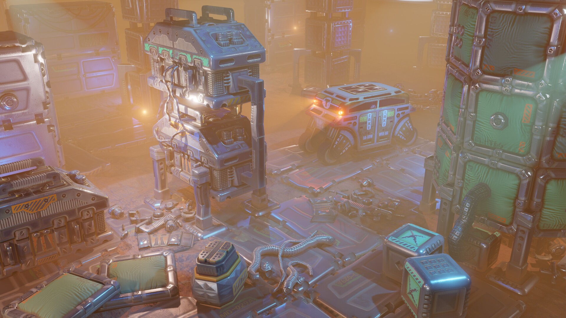 ArtStation - Sci-fi scene (low-poly, realtime)