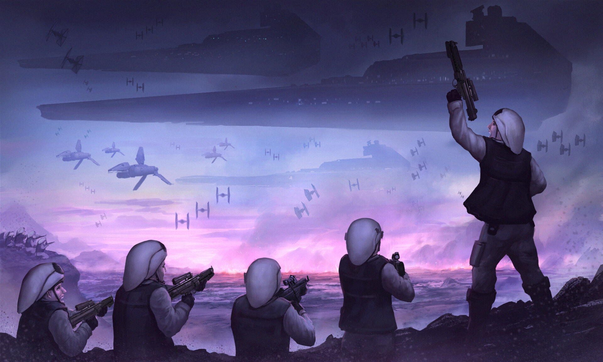 ArtStation - Star Wars Fight