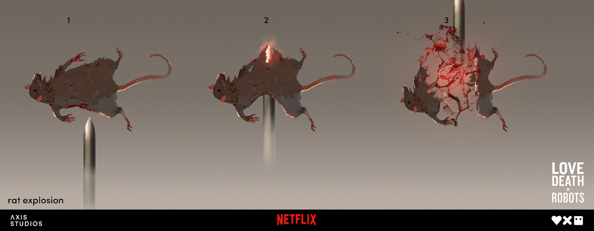 Sandra Duchiewicz - Love Death + Robots - Ratpocalypse Gore