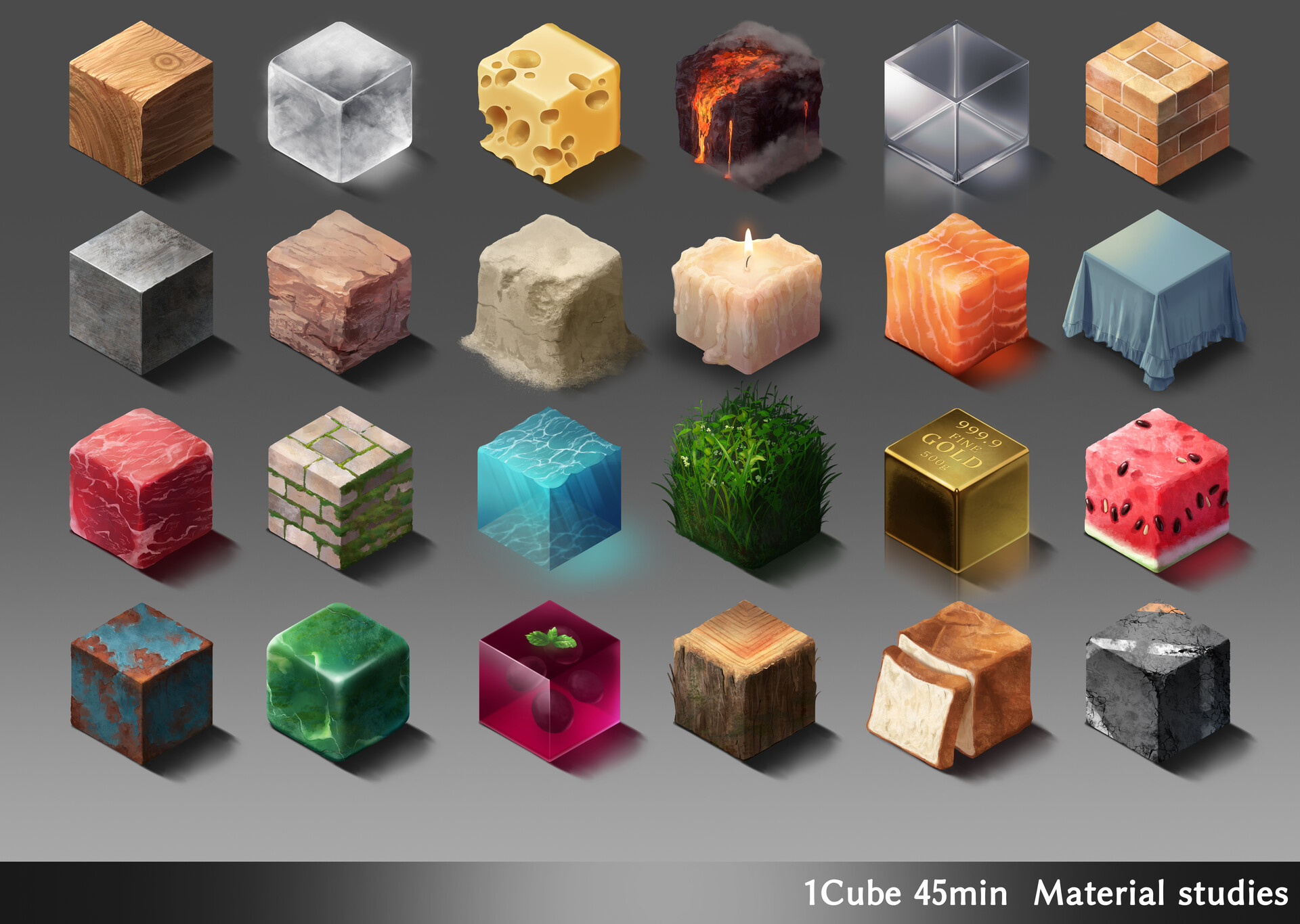 ArtStation - Material studies