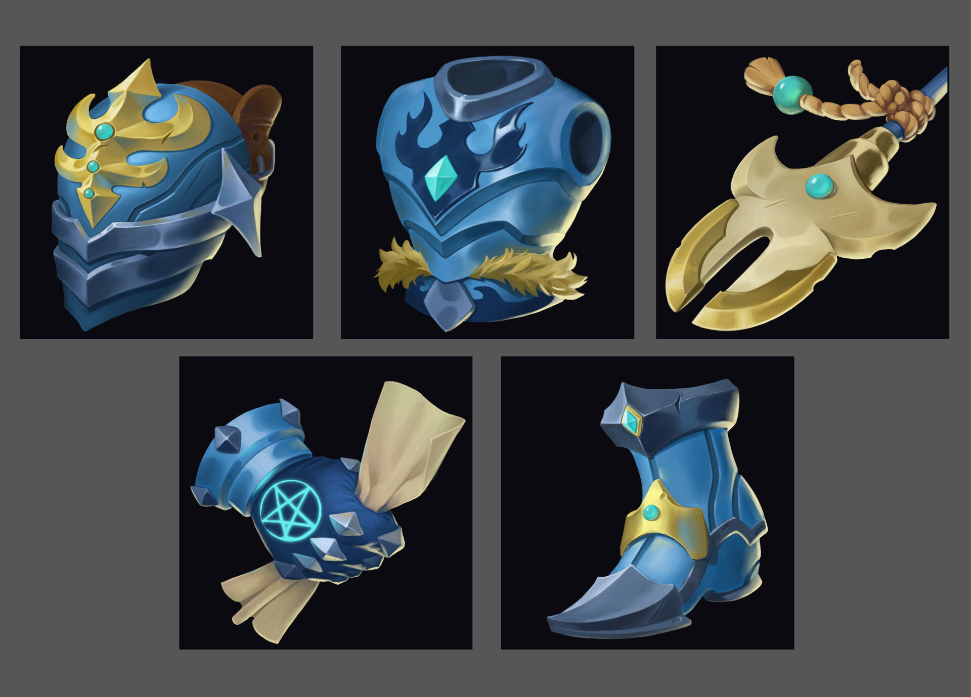 ArtStation - game armor set