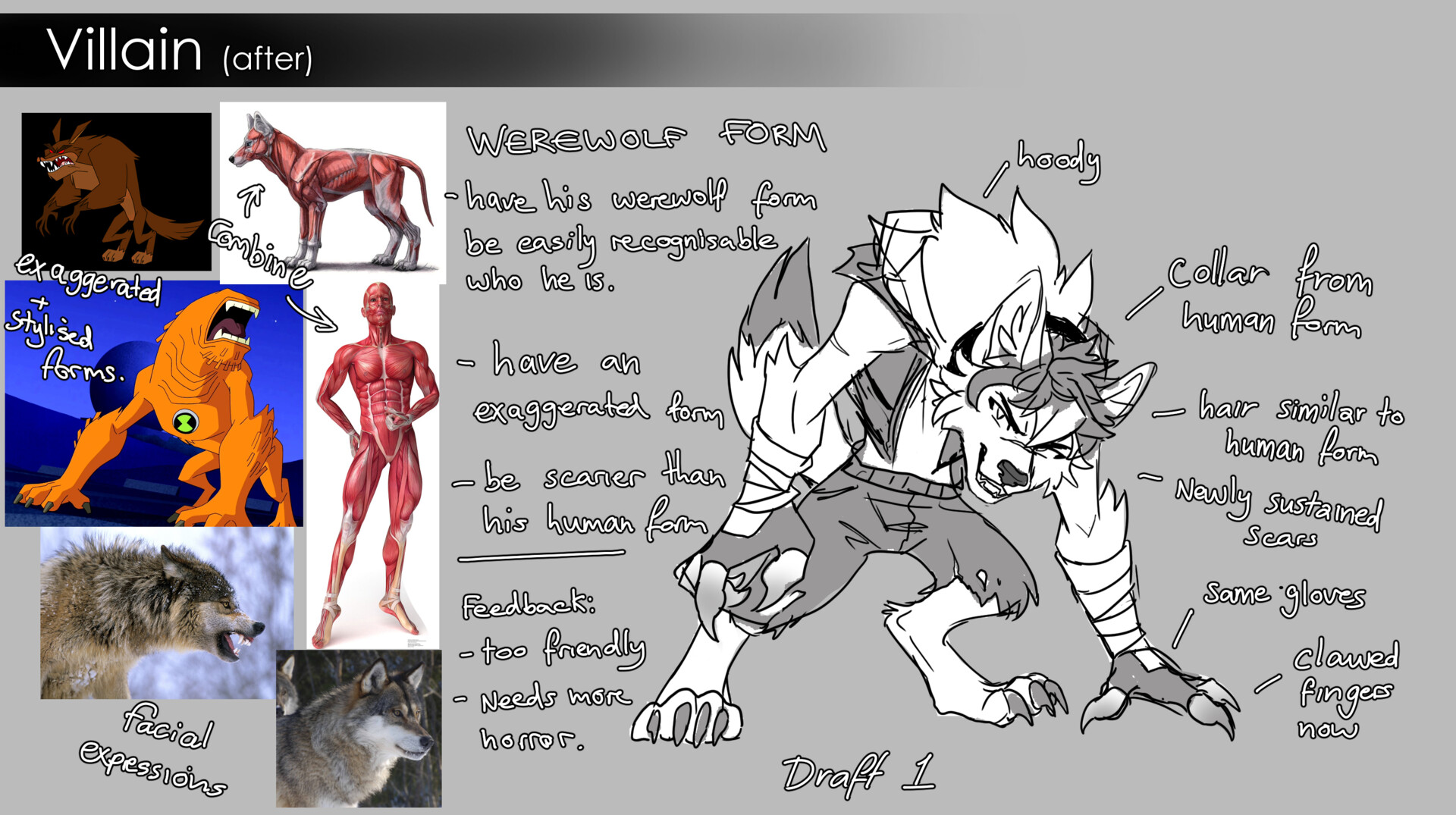 friendly werewolf art