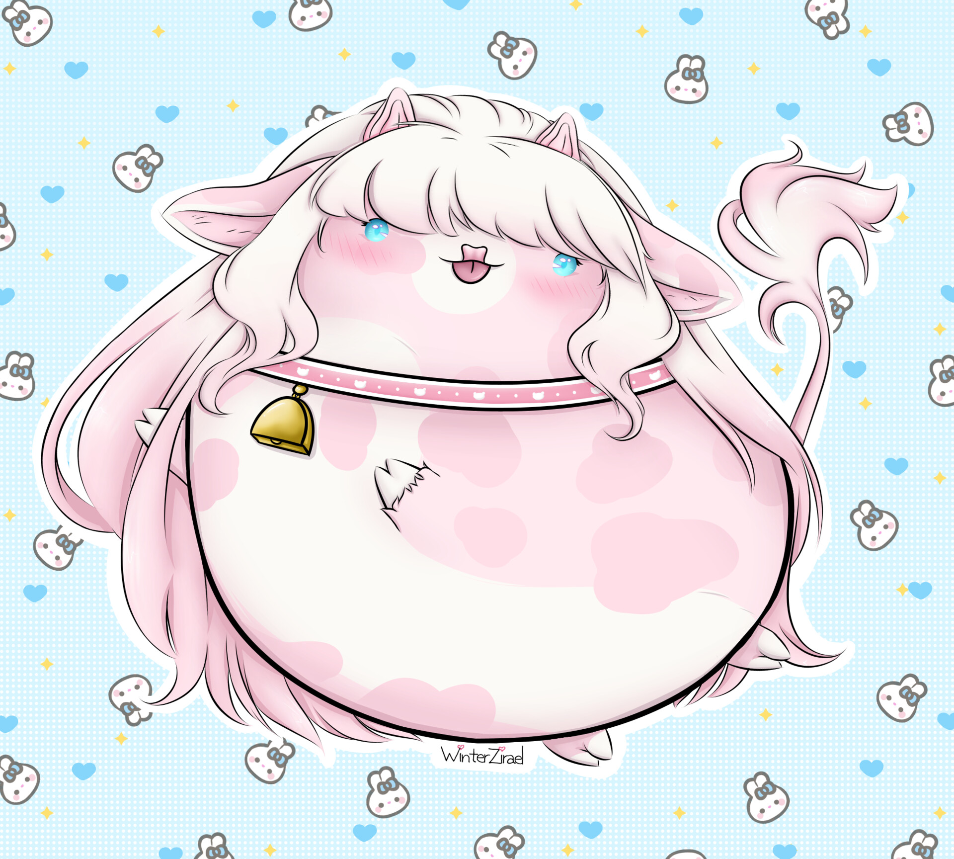 ArtStation - Chibi Sticker Comission 3 - miqomimi