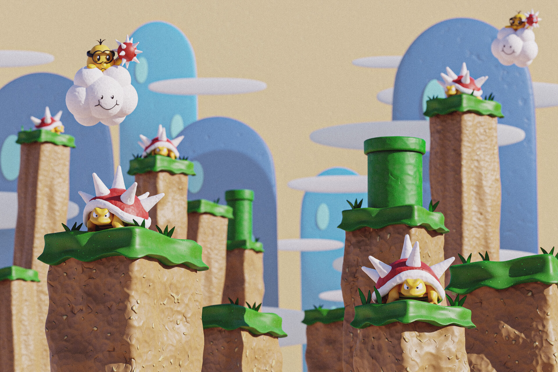 ArtStation - "Spiny Heights"