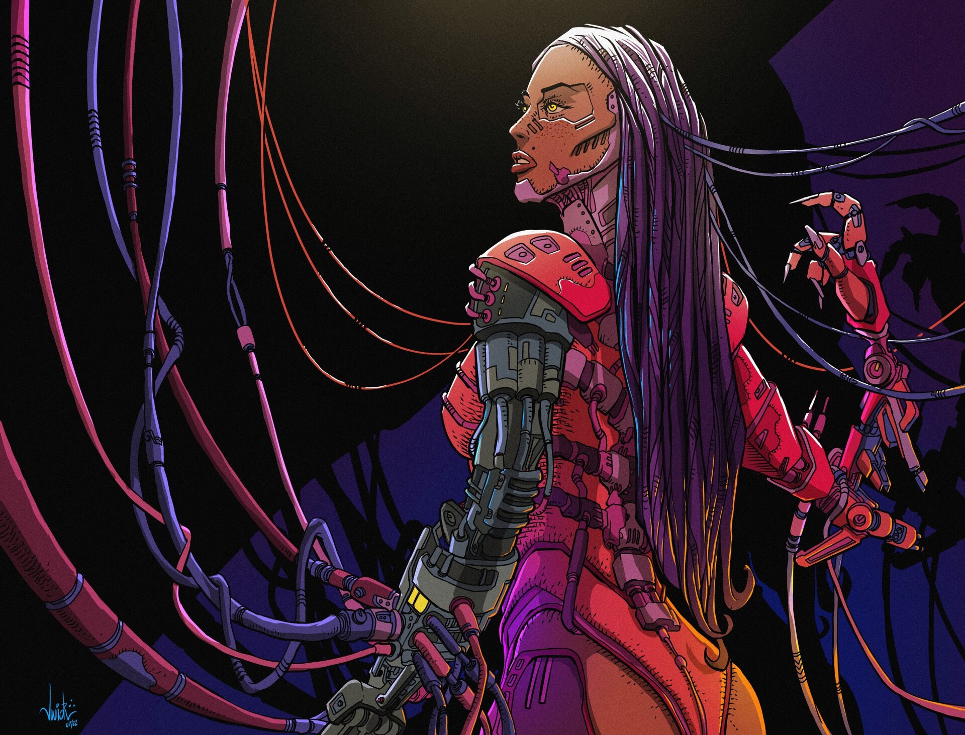 ArtStation - [Commission] Hack or Die!