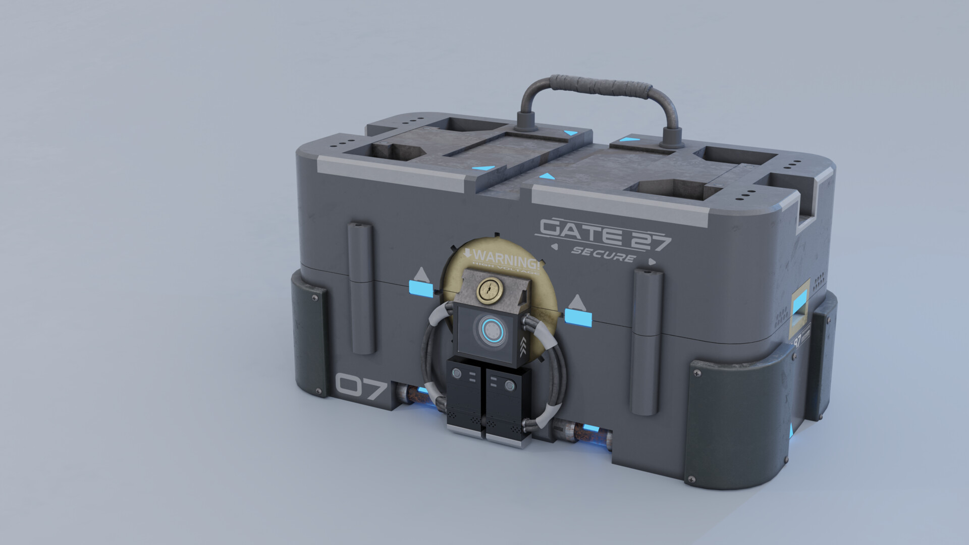 ArtStation - Sci-fi Item box design