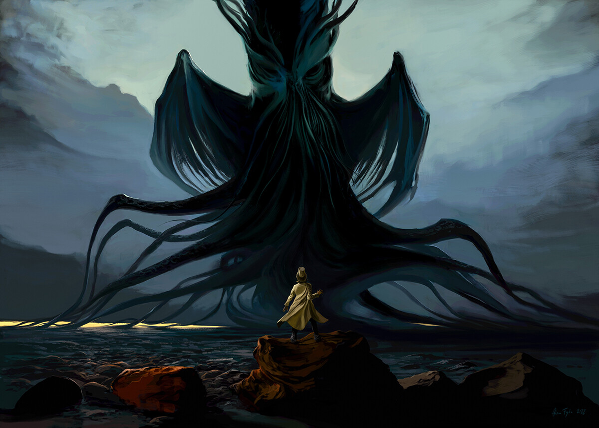 ArtStation - Sleeping Cthulhu