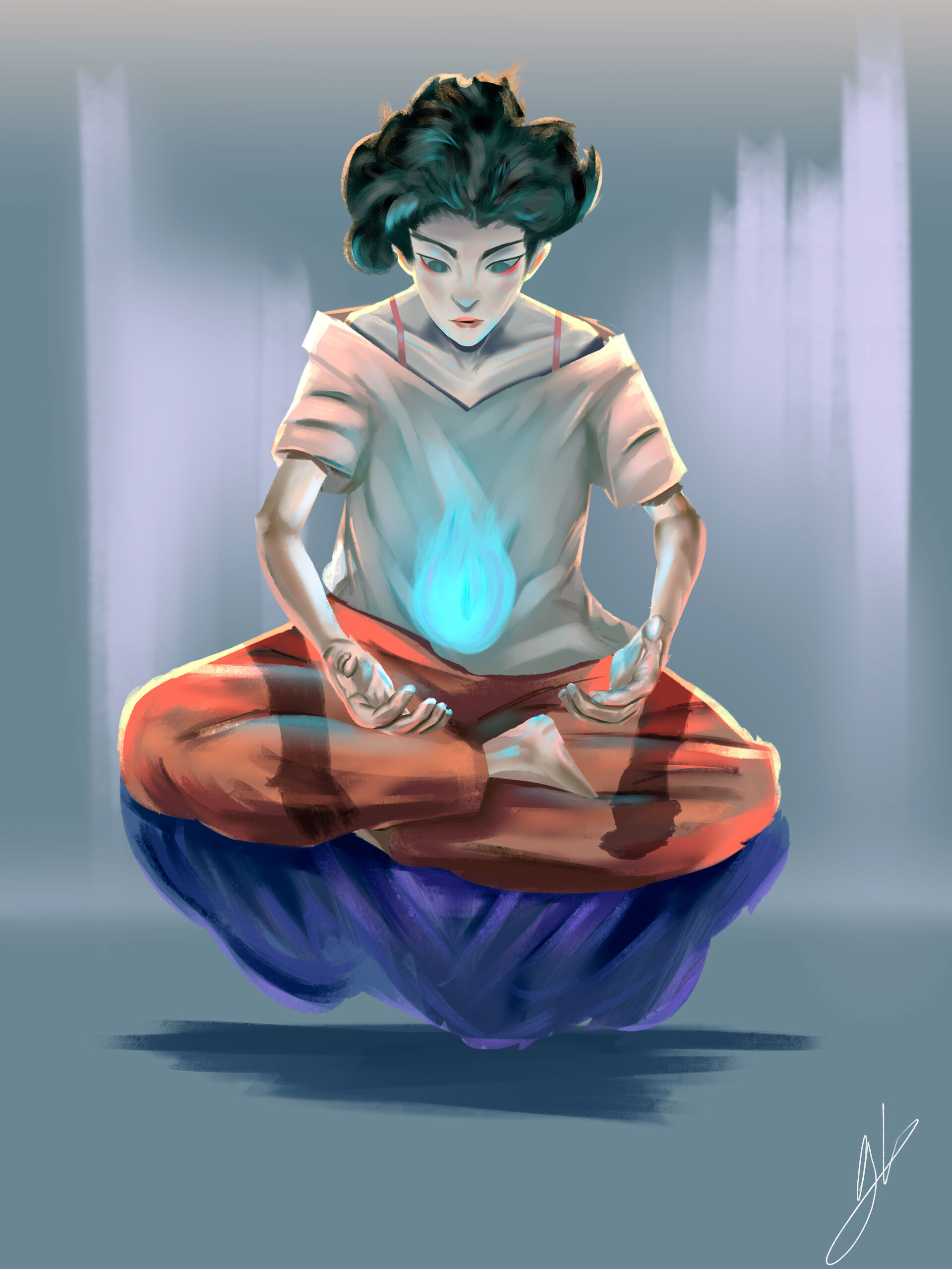 ArtStation - BLUE LEVITATION