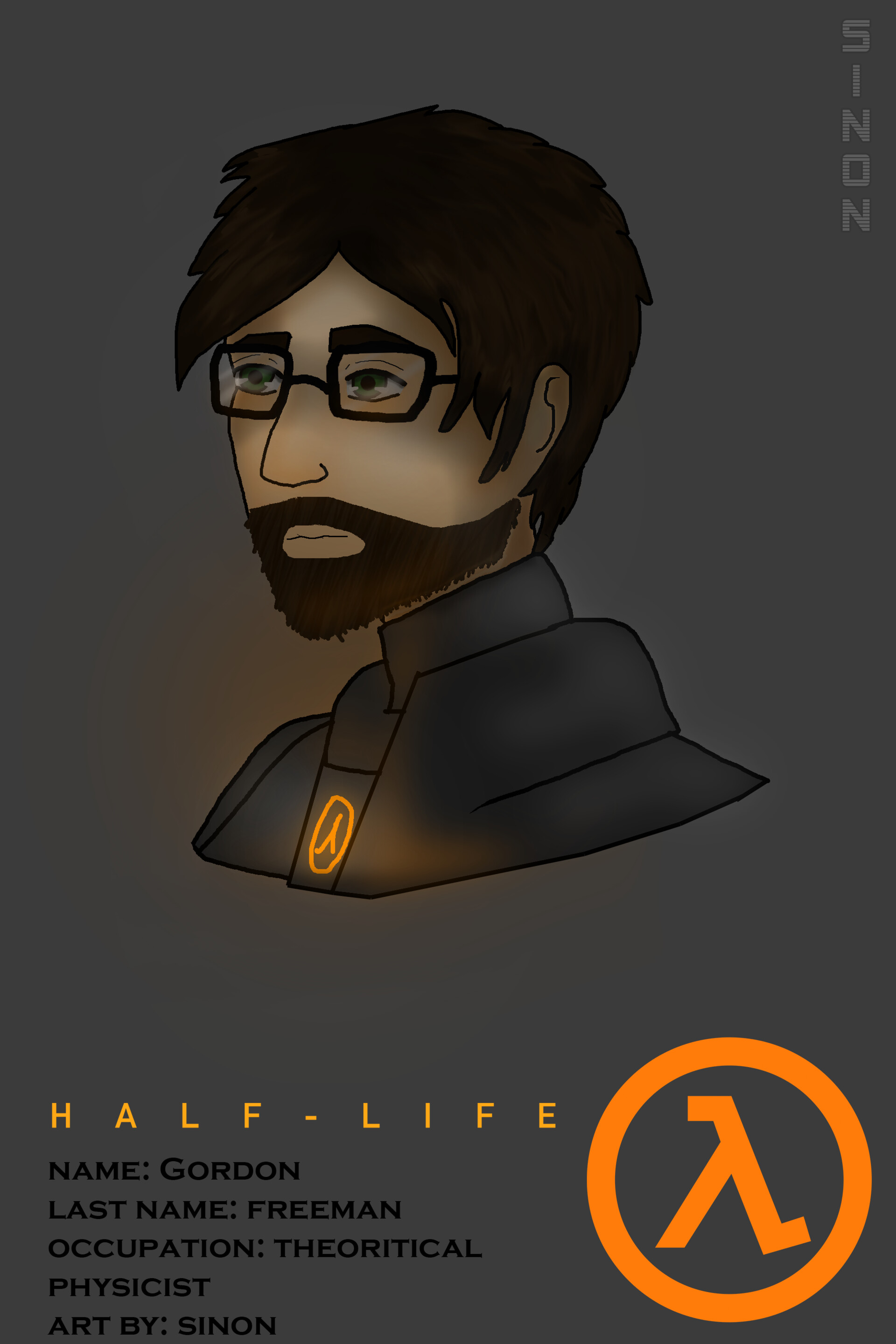 ArtStation - Gordon Freeman from Half-life, by Sinon