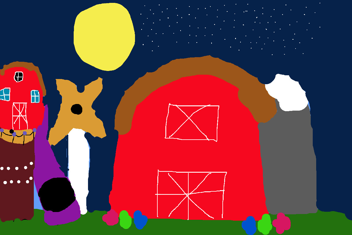 ArtStation - The Sunny Side Up Show & You!: Sprout Farm at Night