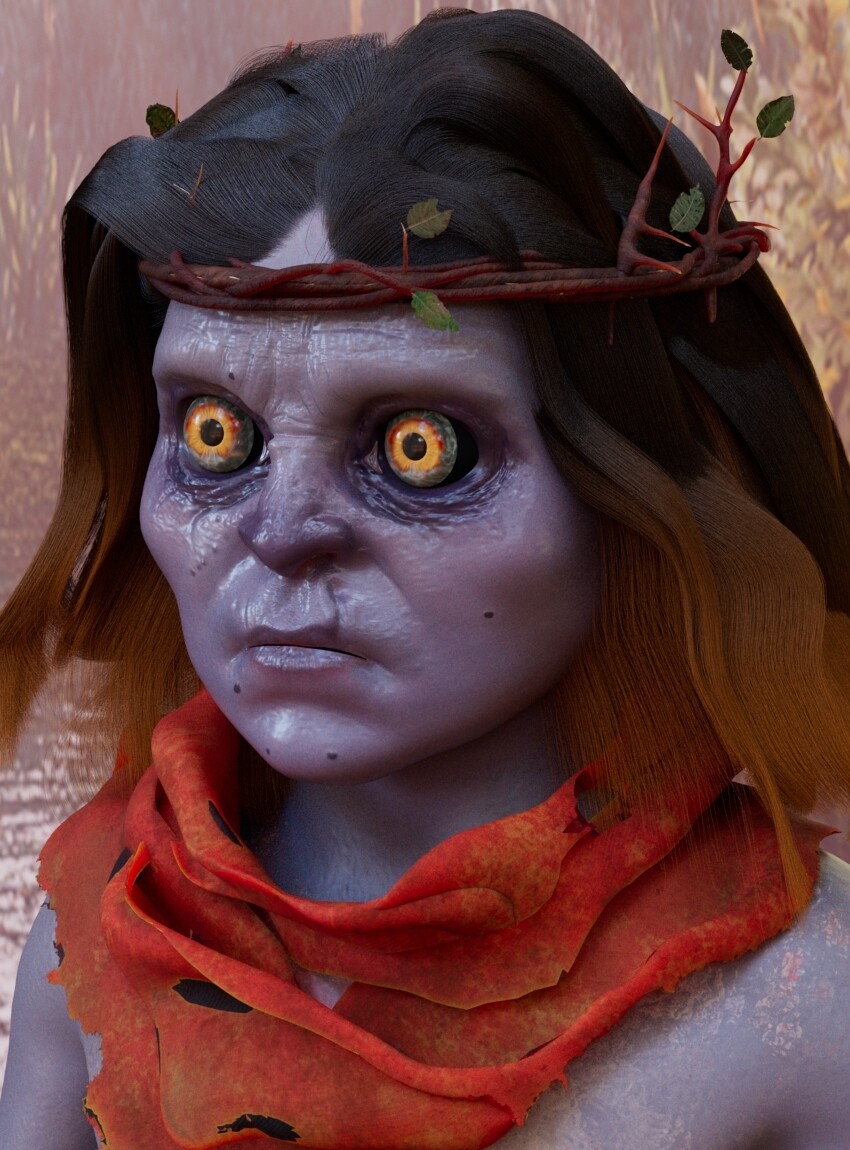 Heliodoro Rodríguez Cruz - Johnny the Godling VFX fan art model: