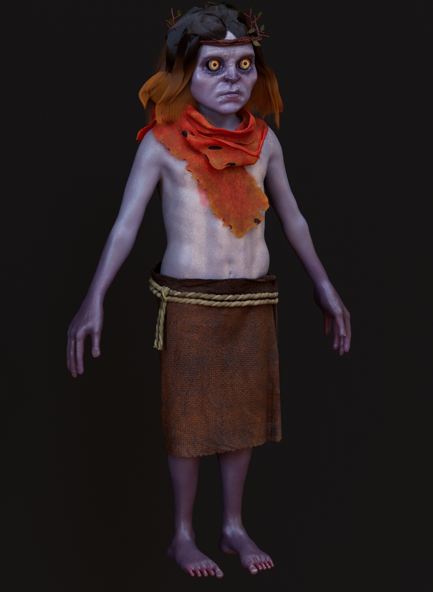 Heliodoro Rodríguez Cruz - Johnny the Godling VFX fan art model: