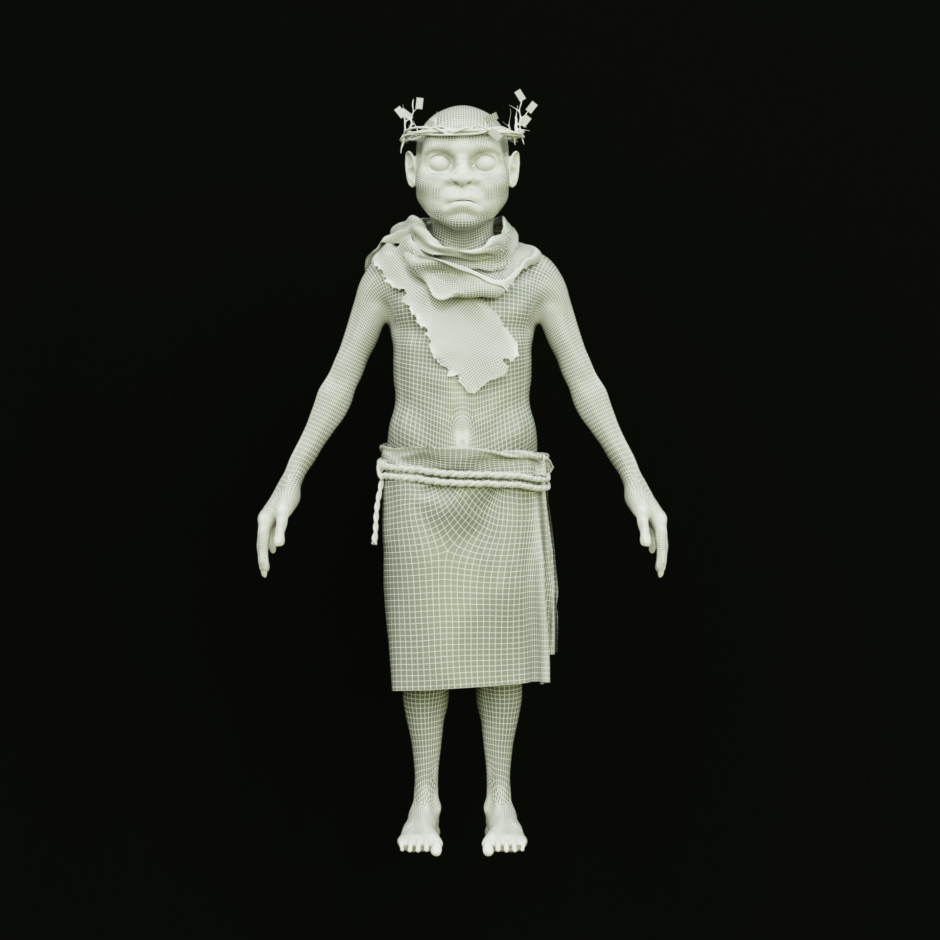 Heliodoro Rodríguez Cruz - Johnny the Godling VFX fan art model: