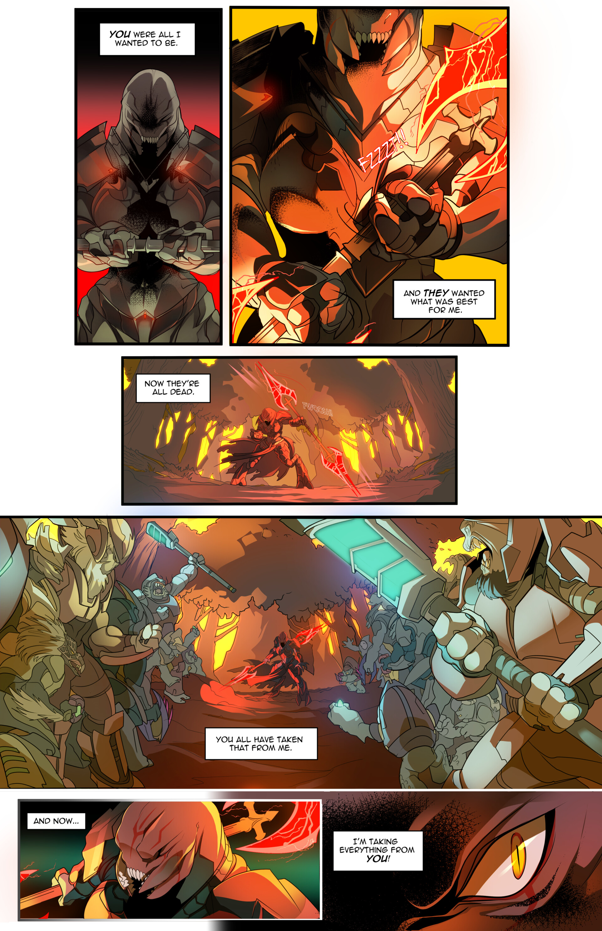 ArtStation - Elite Battle (two pages)