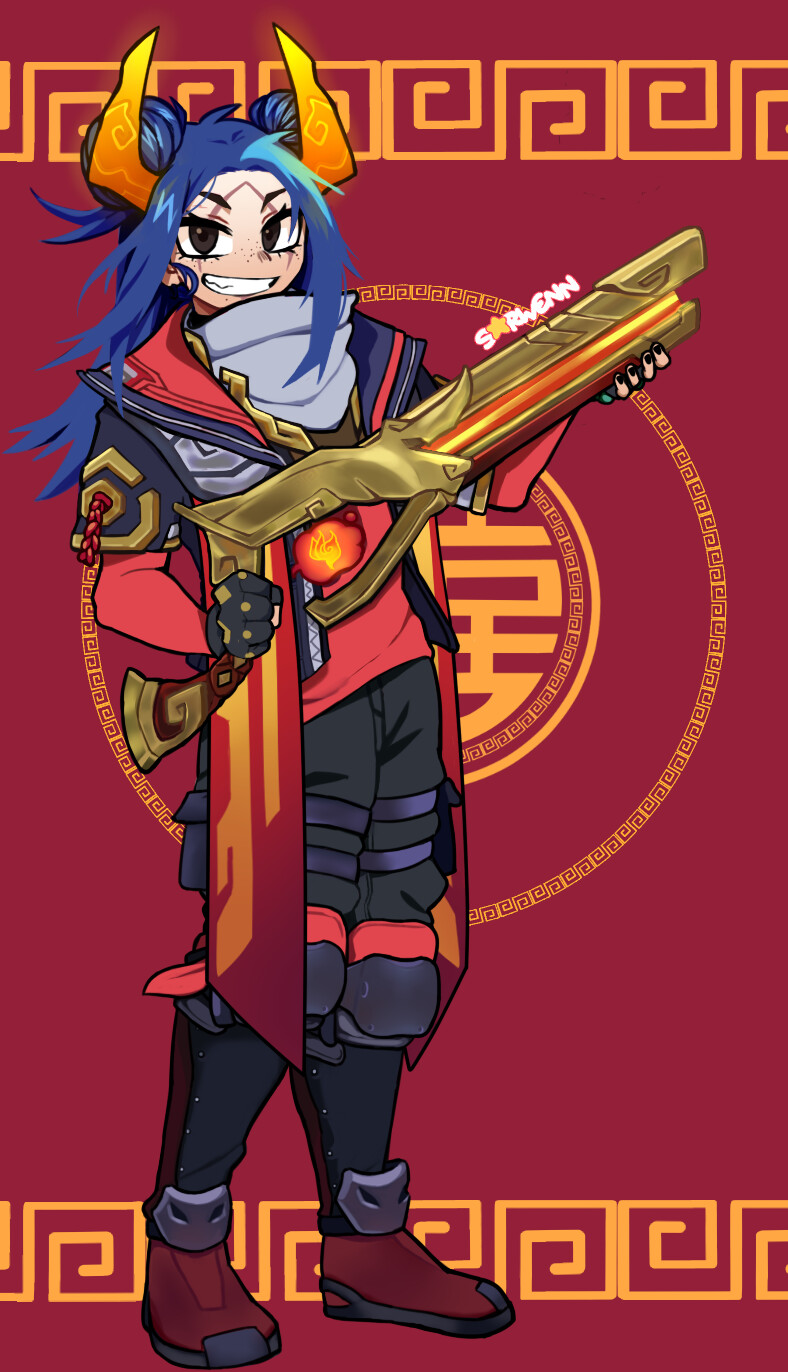 ArtStation - Me and my LoL main