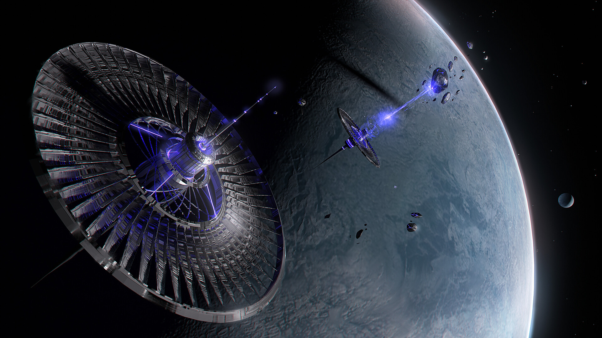 ArtStation - Asteroid Mining Operation (Tutorial)