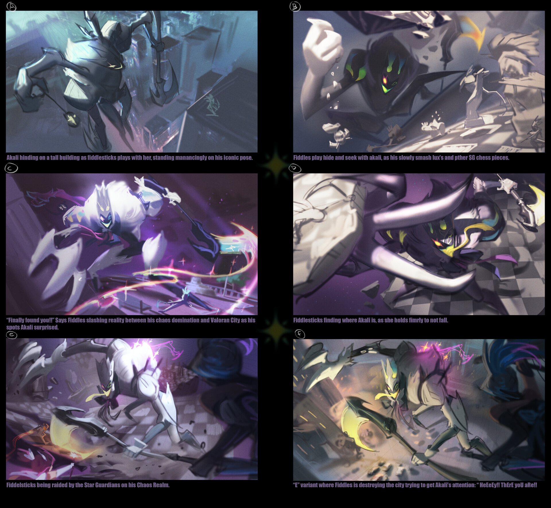 fiddlesticks splash art 4k