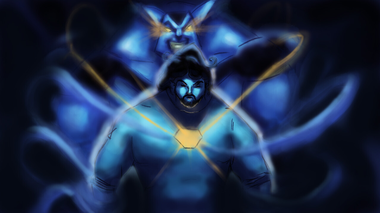 ArtStation - The Blue Demon