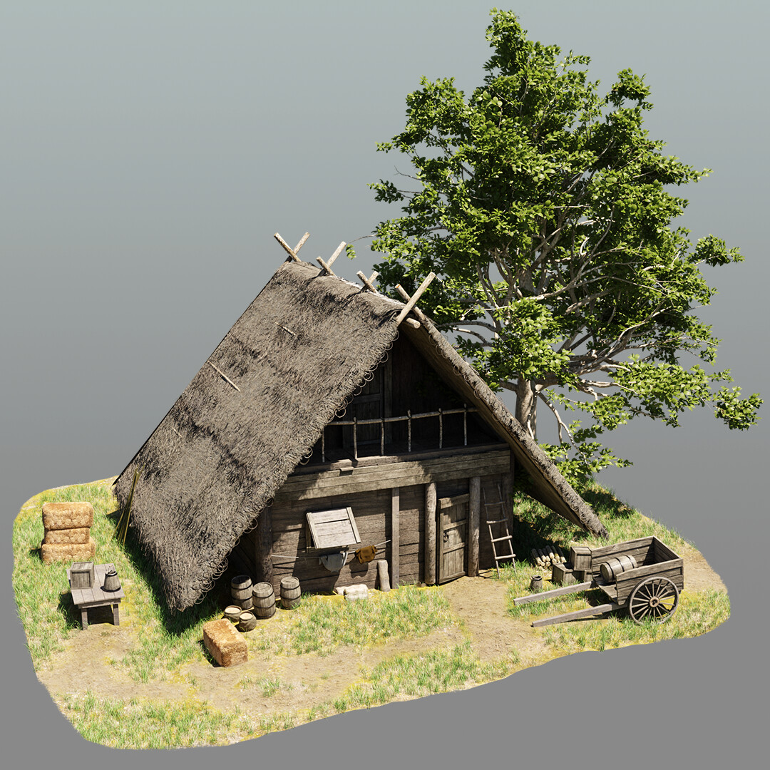 ArtStation - Village House