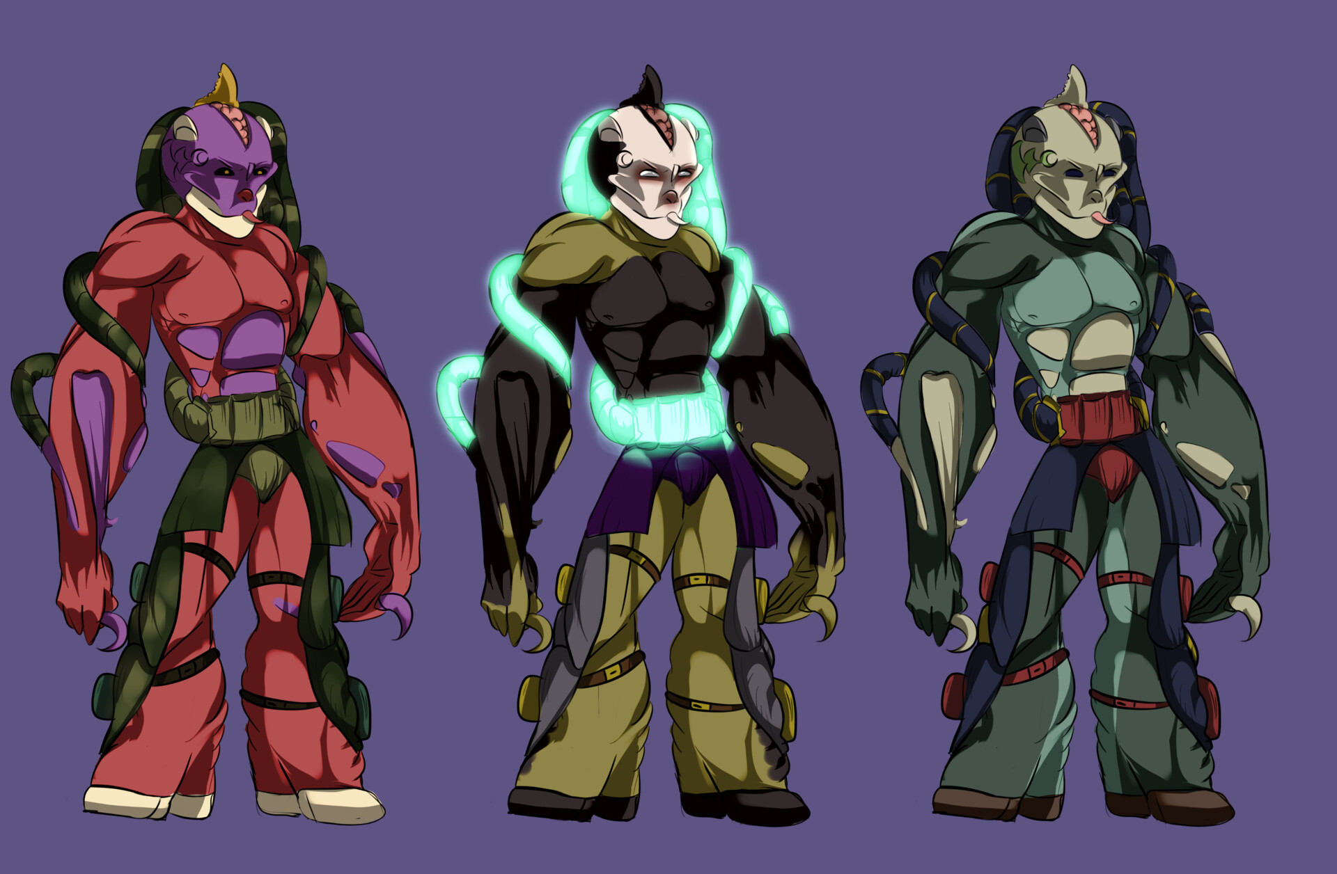 ArtStation - Villain and Hero concept