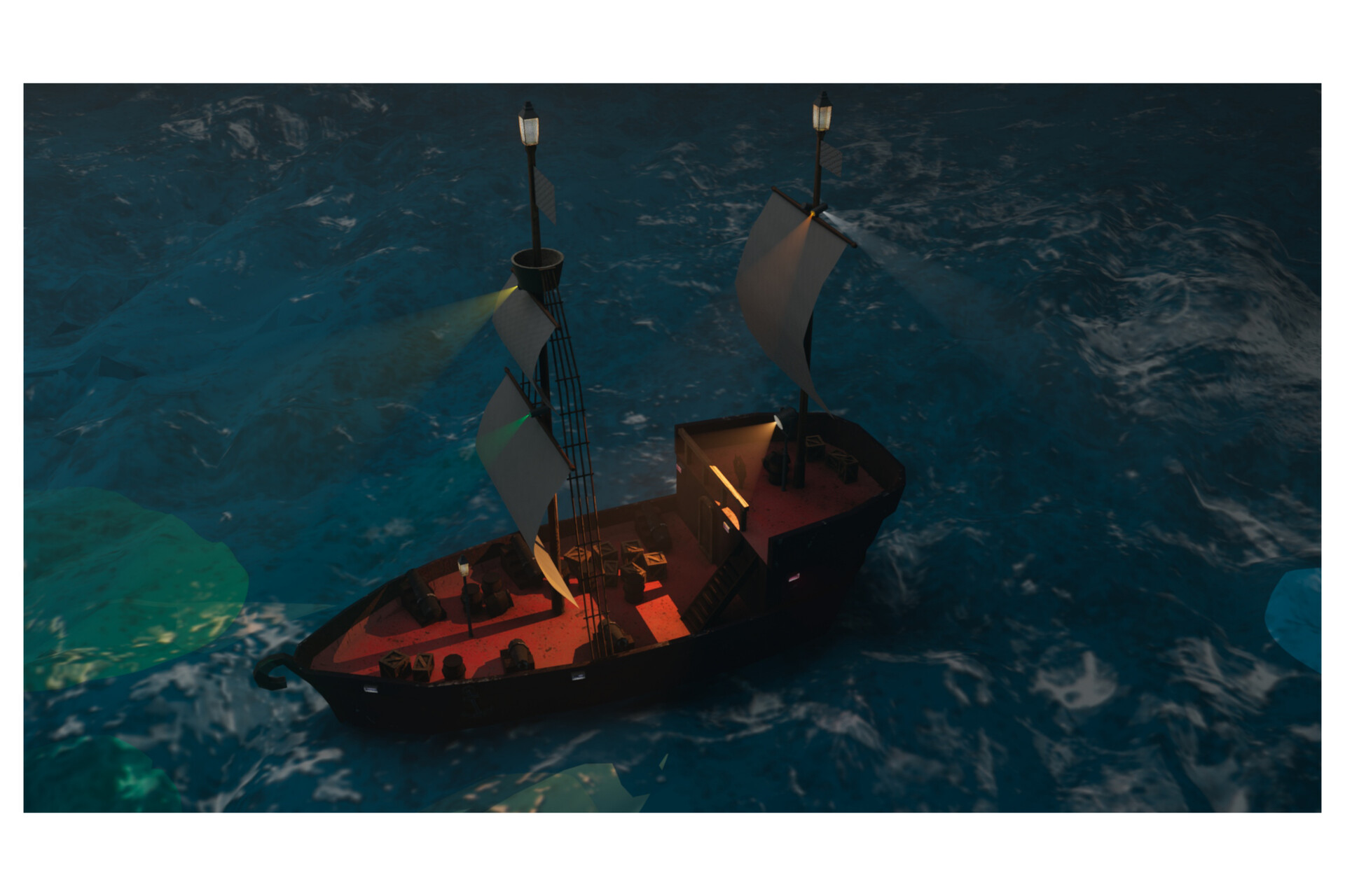 ArtStation - 3D Parade Ship Model...