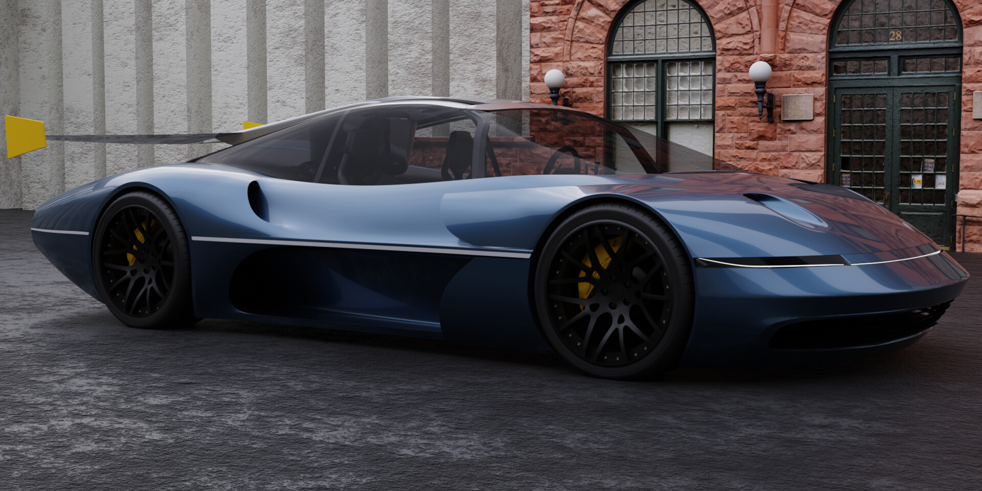 ArtStation - racing e-car