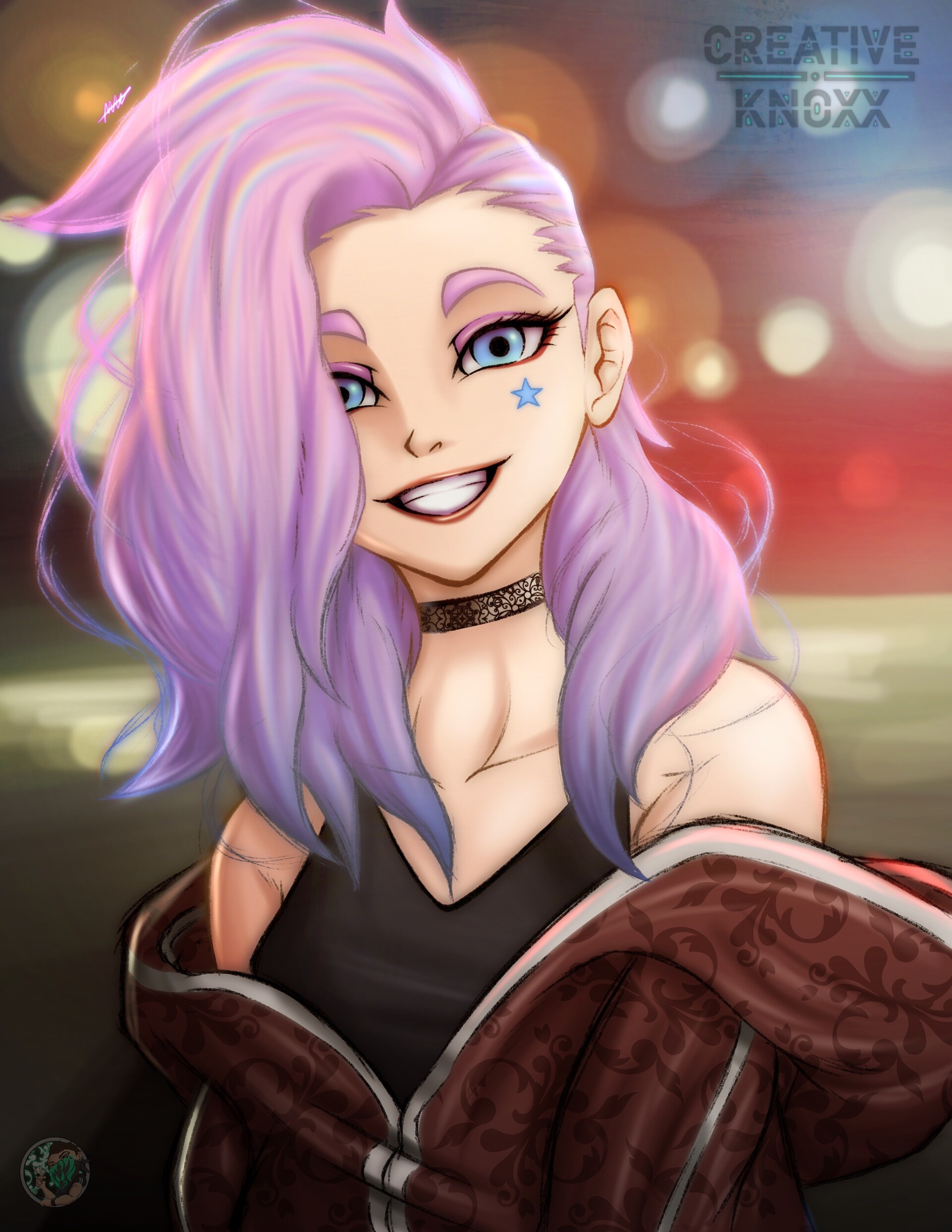 ArtStation - City Lights Seraphine