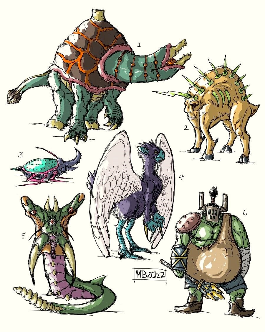 ArtStation - Monsters11
