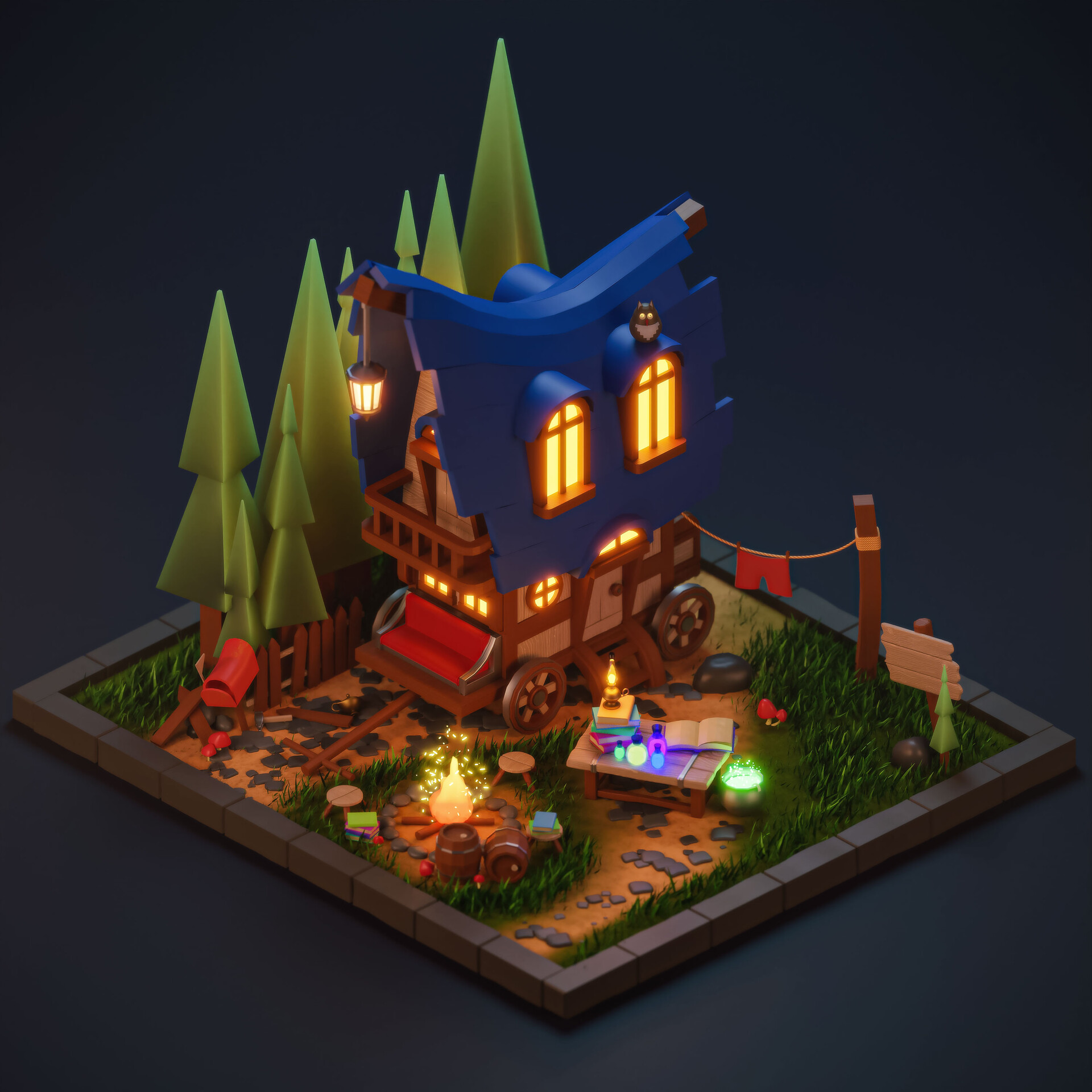 ArtStation - Magic cart