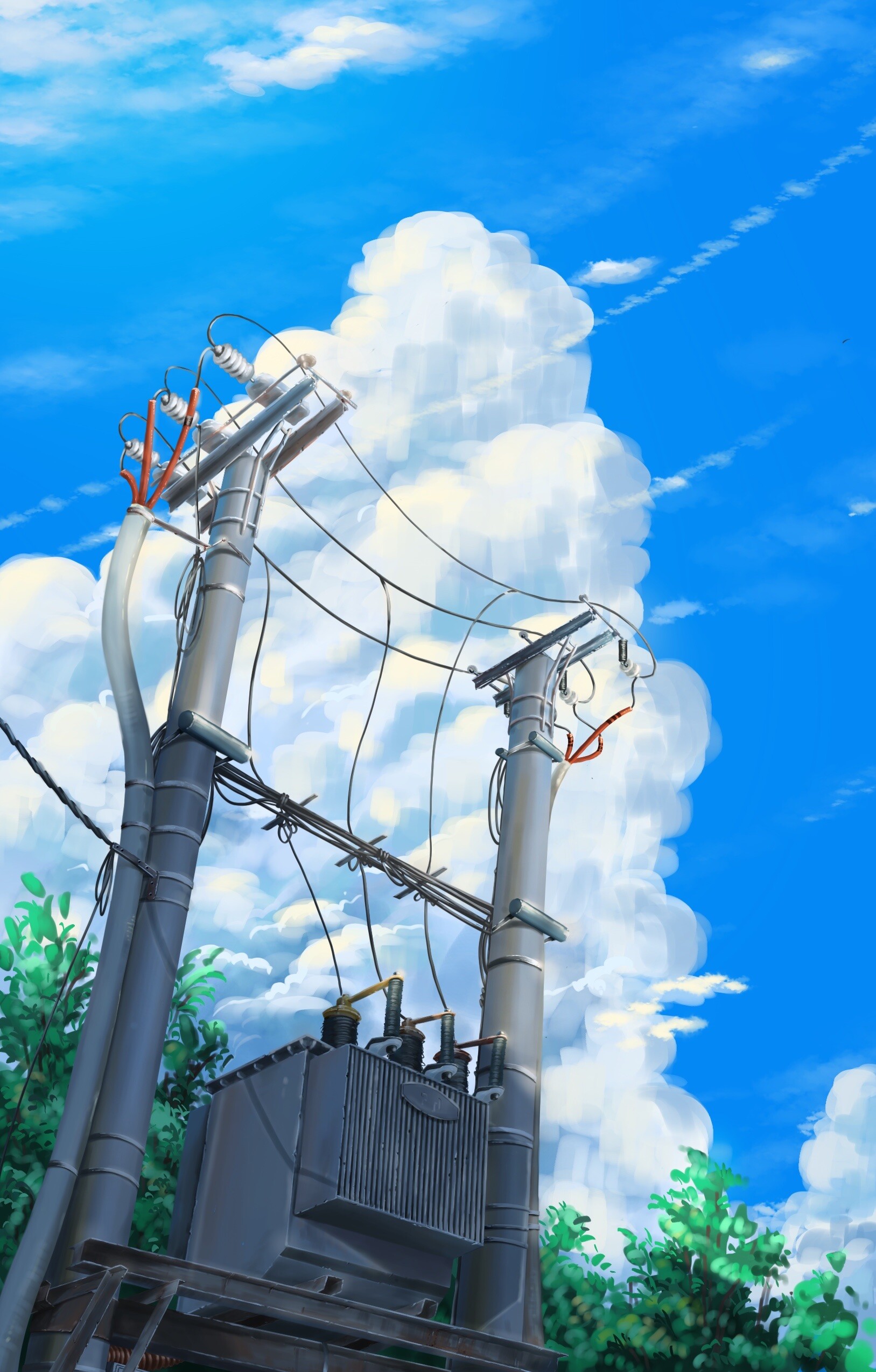 ArtStation - Power poles