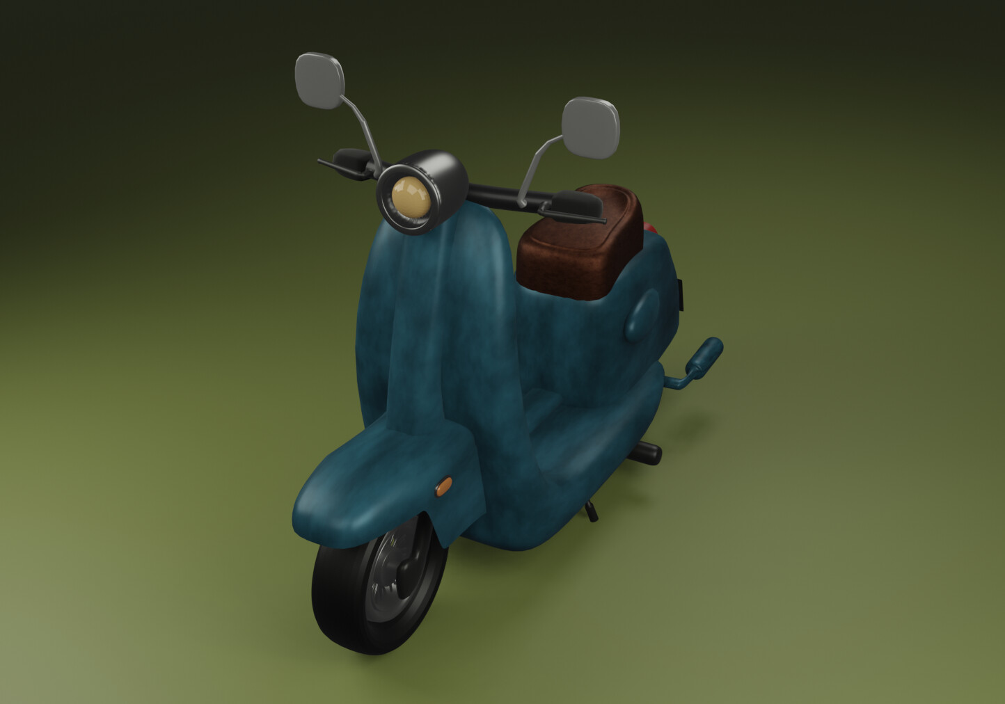 ArtStation - old scooter