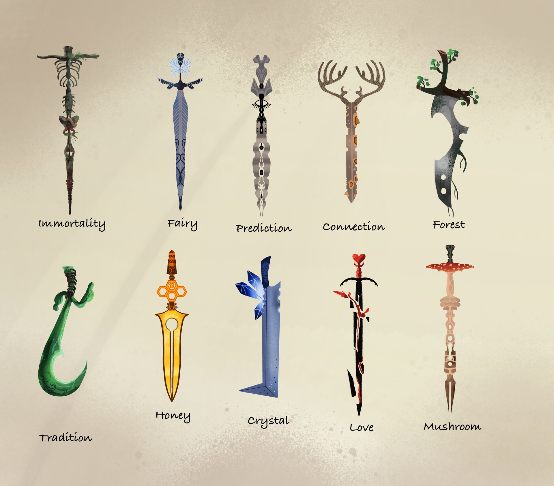 ArtStation - Magic sword concept